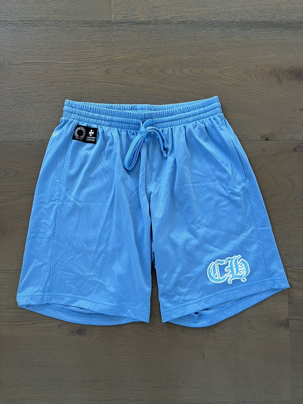 Chrome Hearts Chrome Hearts Blue Mesh Shorts | Grailed