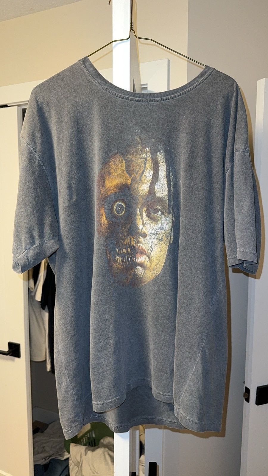 Grail × Streetwear × Travis Scott Rare Travis Scott Zombie face tee ...