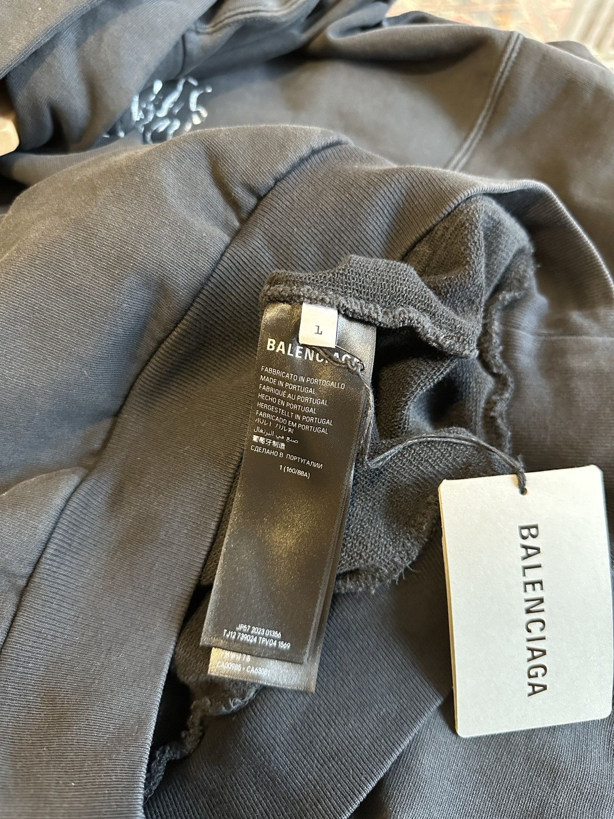 Balenciaga Balenciaga Metal Logo Hoodie | Grailed