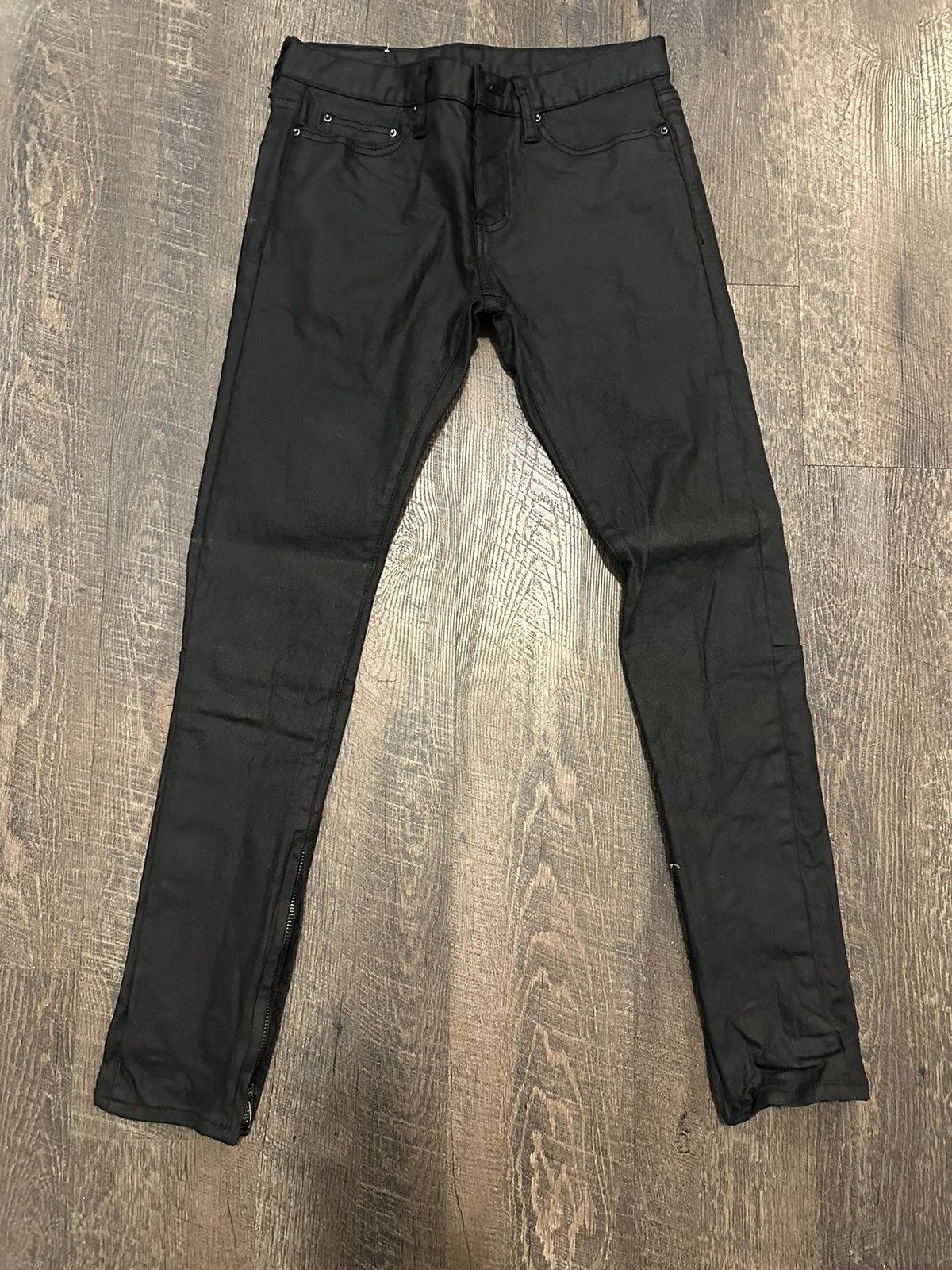 Mnml Mnml Leather Jeans Grailed