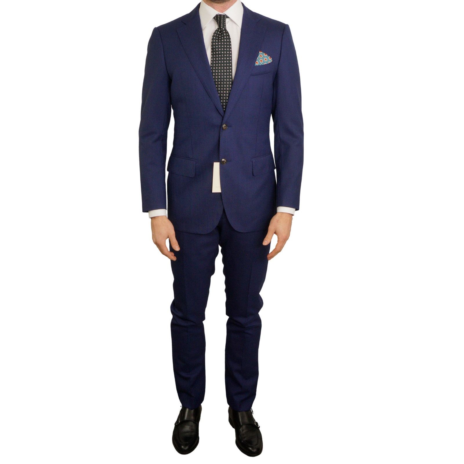 Suitsupply Men Suitsupply Suit Blue Pure Wool EU46 UK/US36 S618 | Grailed