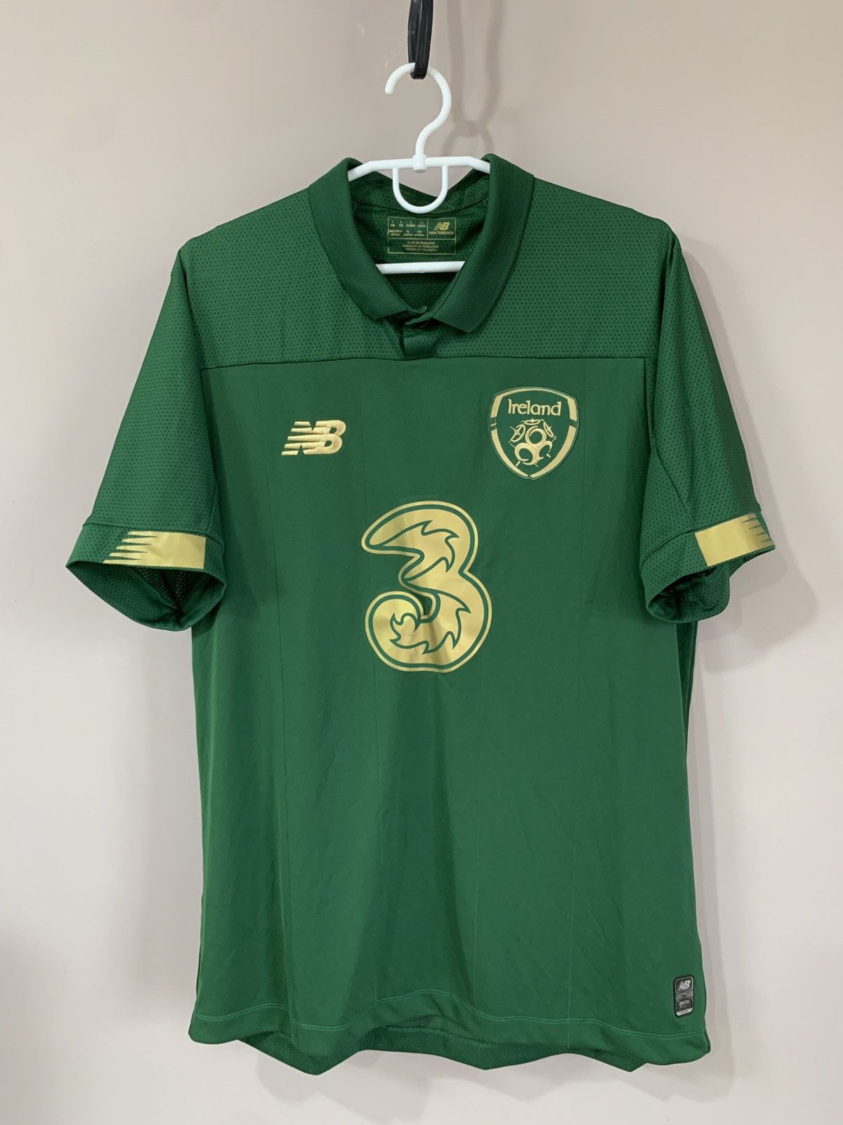New Balance Republic of Ireland Home Football Shirt New Balance Soccer ...