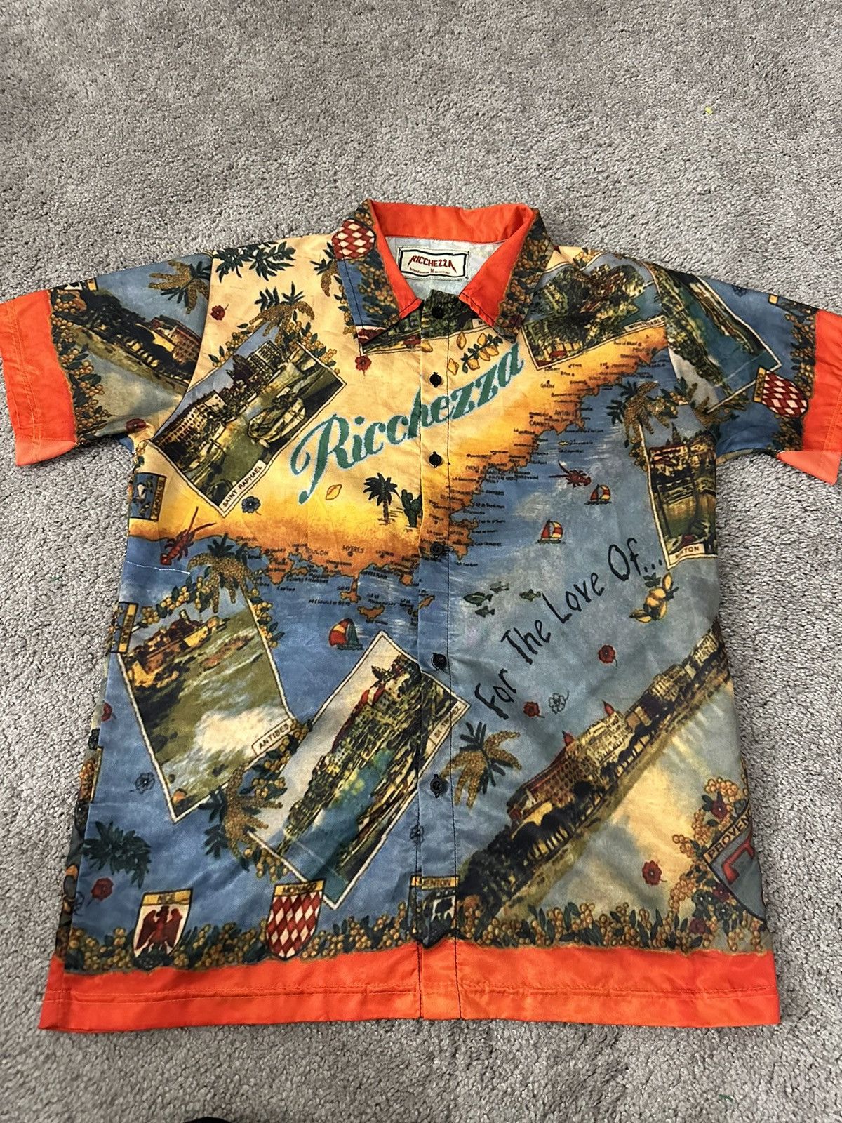 Band Tees × Designer × Streetwear Ricchezza Island Shirt | Grailed