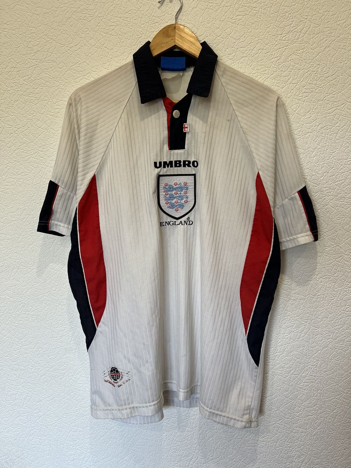 Vintage SHEARER Umbro England 1996 Home Kit Soccer Jersey | Grailed