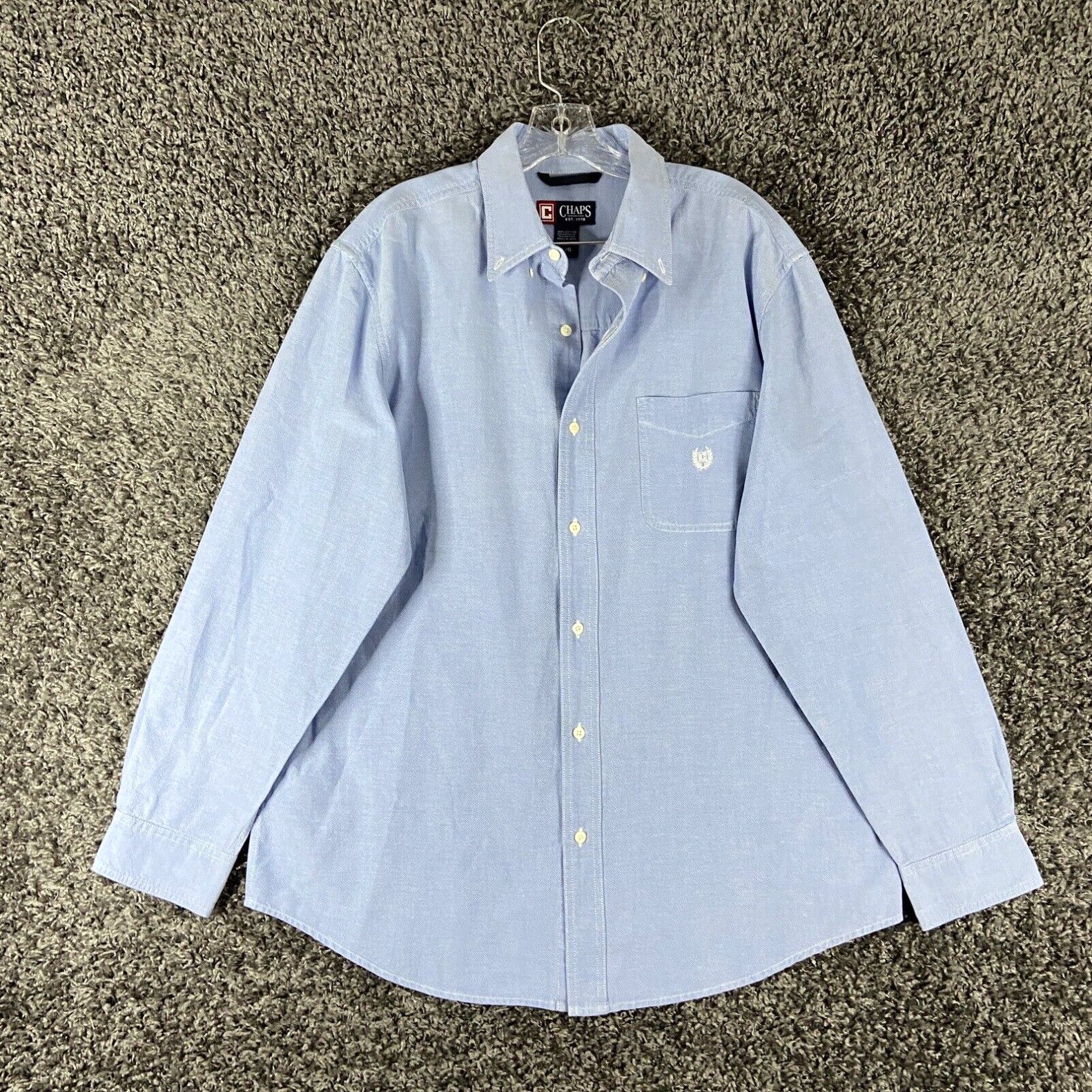 Chaps Chaps Blue Button Up Men’s L Long Sleeve | Grailed