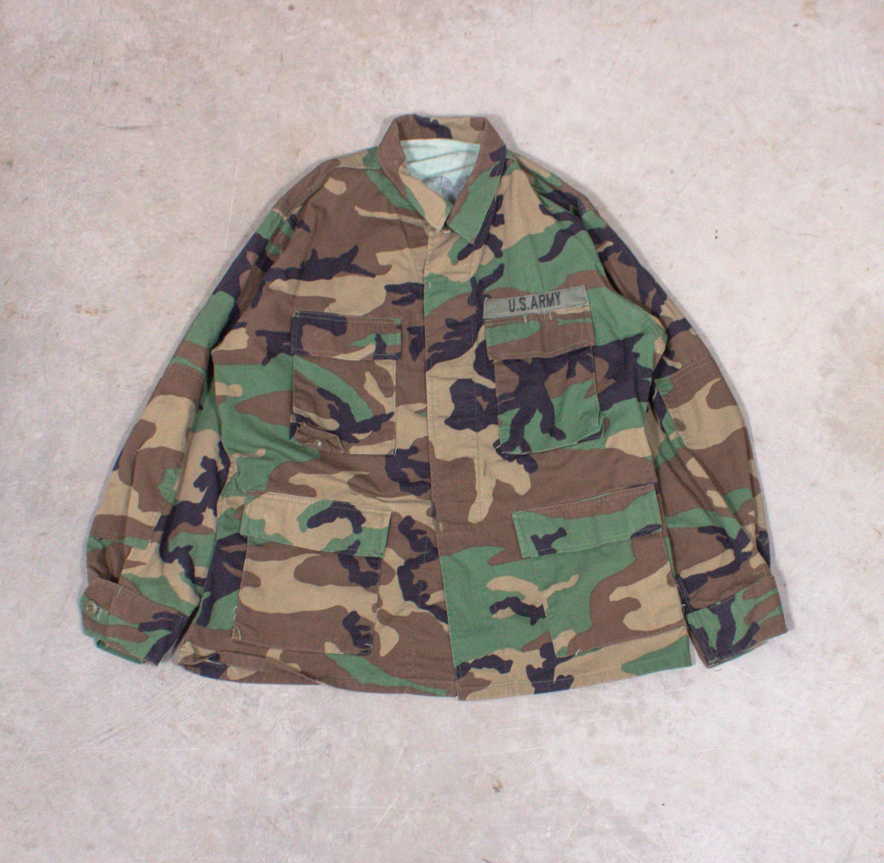 Vintage Y2K 2000's Military US Army Combat Type 1 Camo Jacket | Grailed