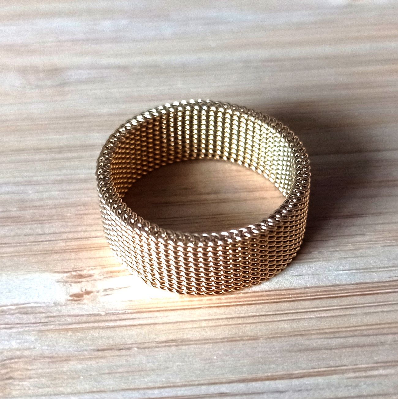 Designer × Kurt Cobain × Vintage Stunning Shine Gold Circle Net SS ...