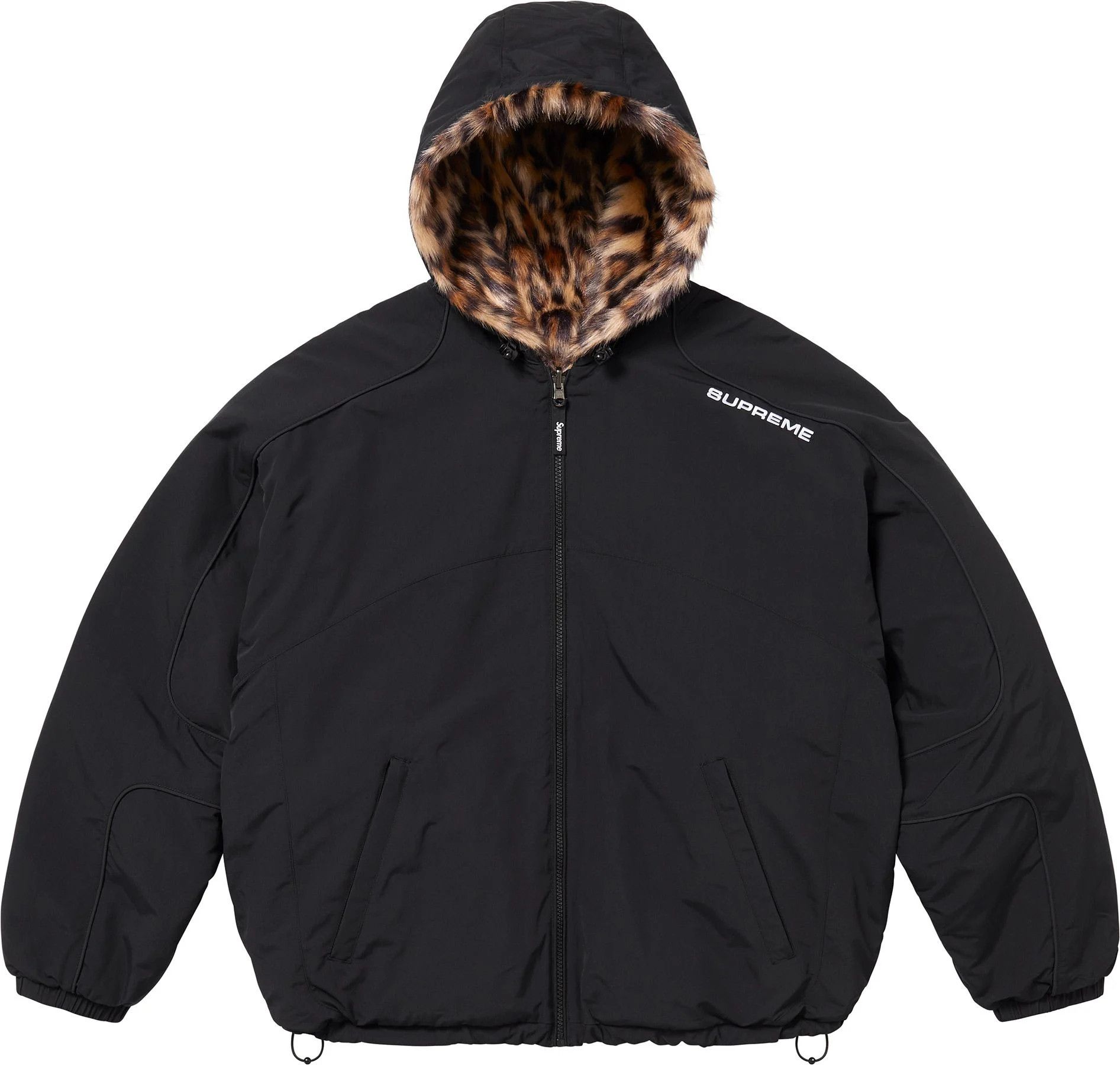 Supreme Faux Fur Reversible Hooded Track Jacket | Grailed