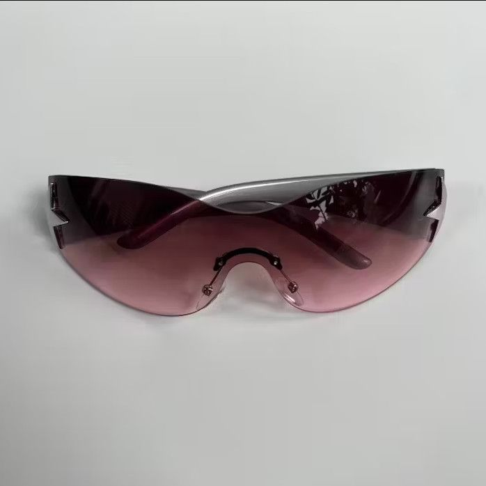 Designer Y2k 2000s Vintage Style Silver Frameless Star Sunglasses Grailed