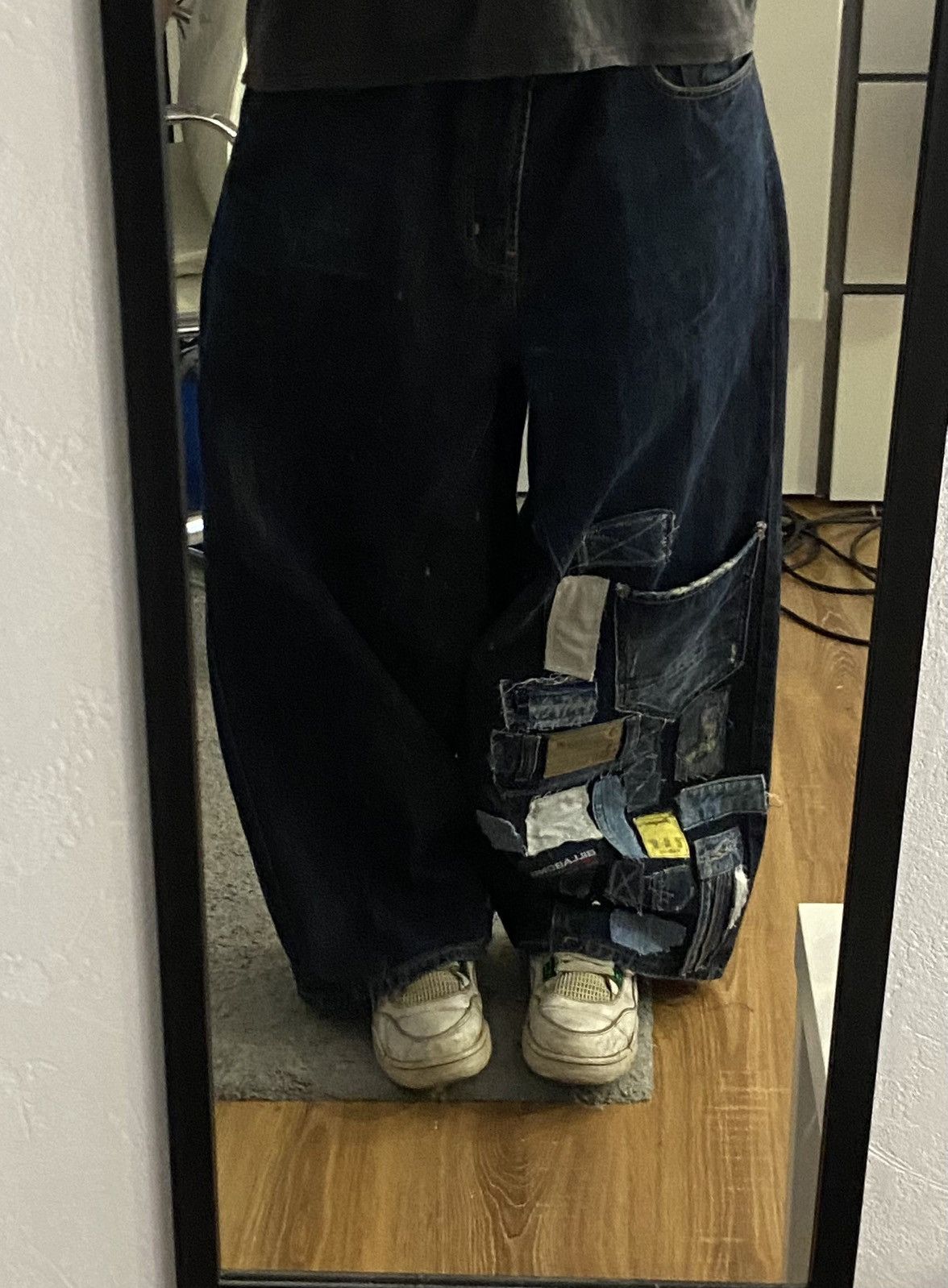 Jnco Upcycled one of one patch work jeans | Grailed