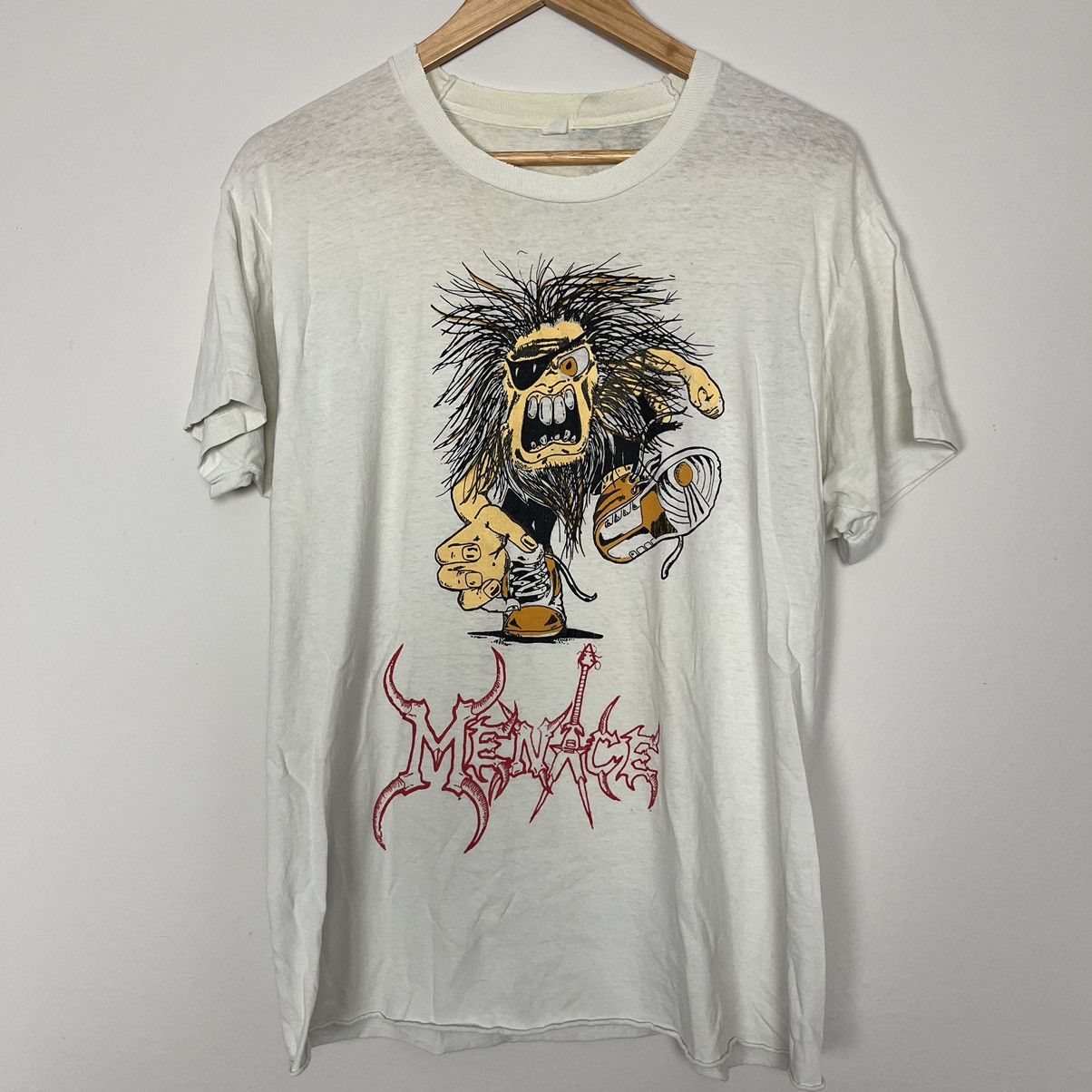 Fruit Of The Loom × Made In Usa × Vintage Vintage 80’s Menace Band t ...