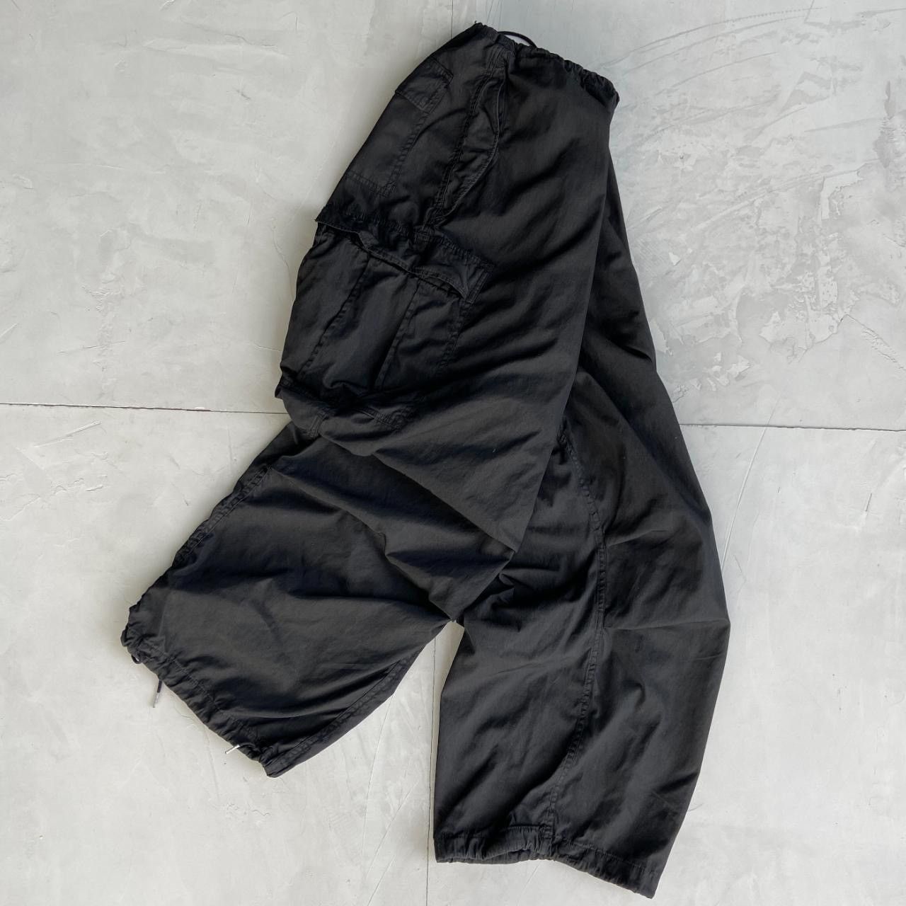 Japanese Brand Black Overdyed Vintage Military Cargo Overpants. | Grailed