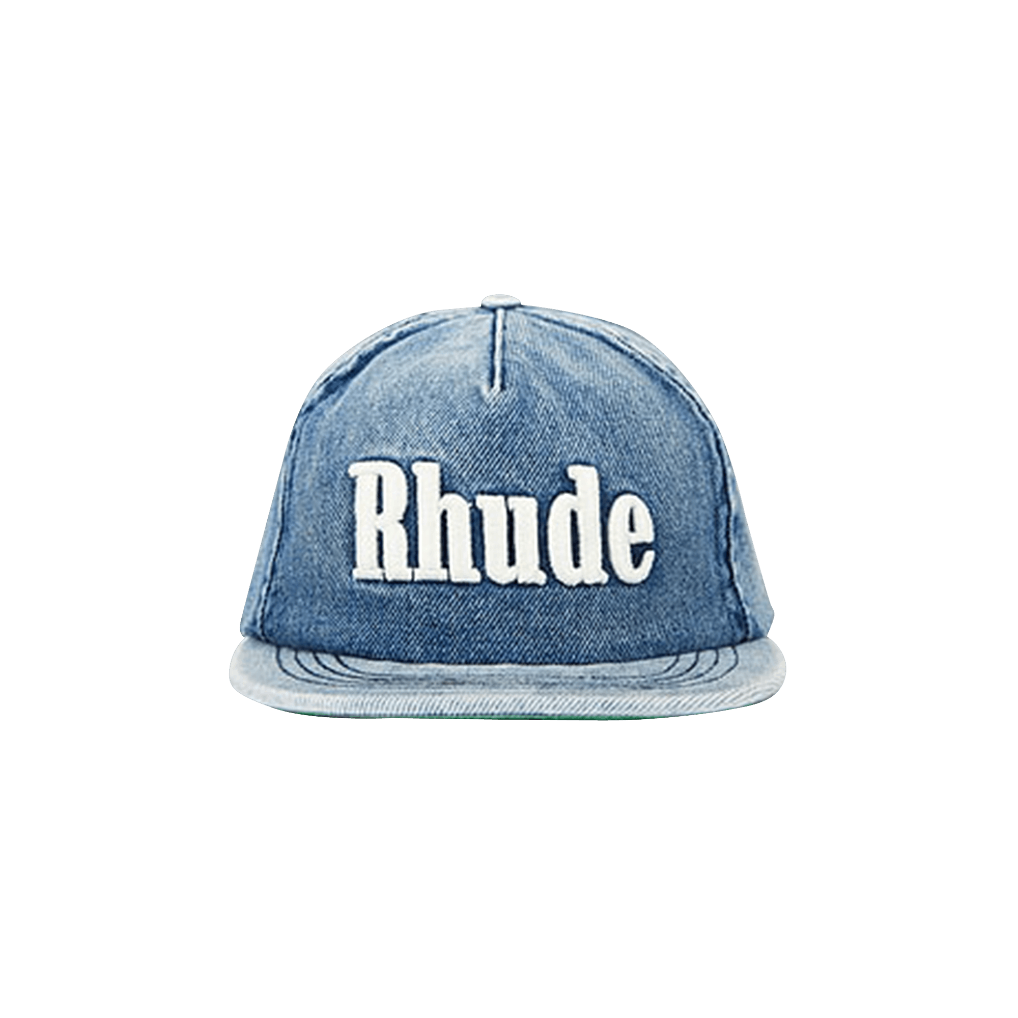 Rhude Rhude Logo Denim Hat Oxford Indigo | Grailed