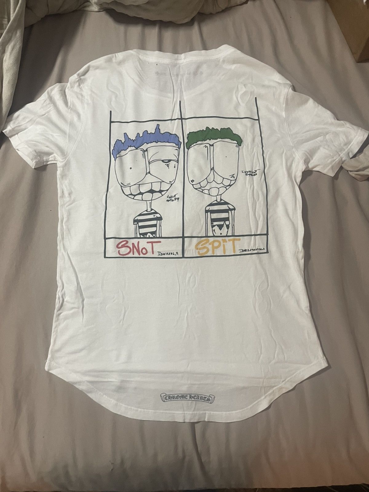 Chrome Hearts Chrome Hearts Matty Boy Snot and Spit Mugshot Tee | Grailed