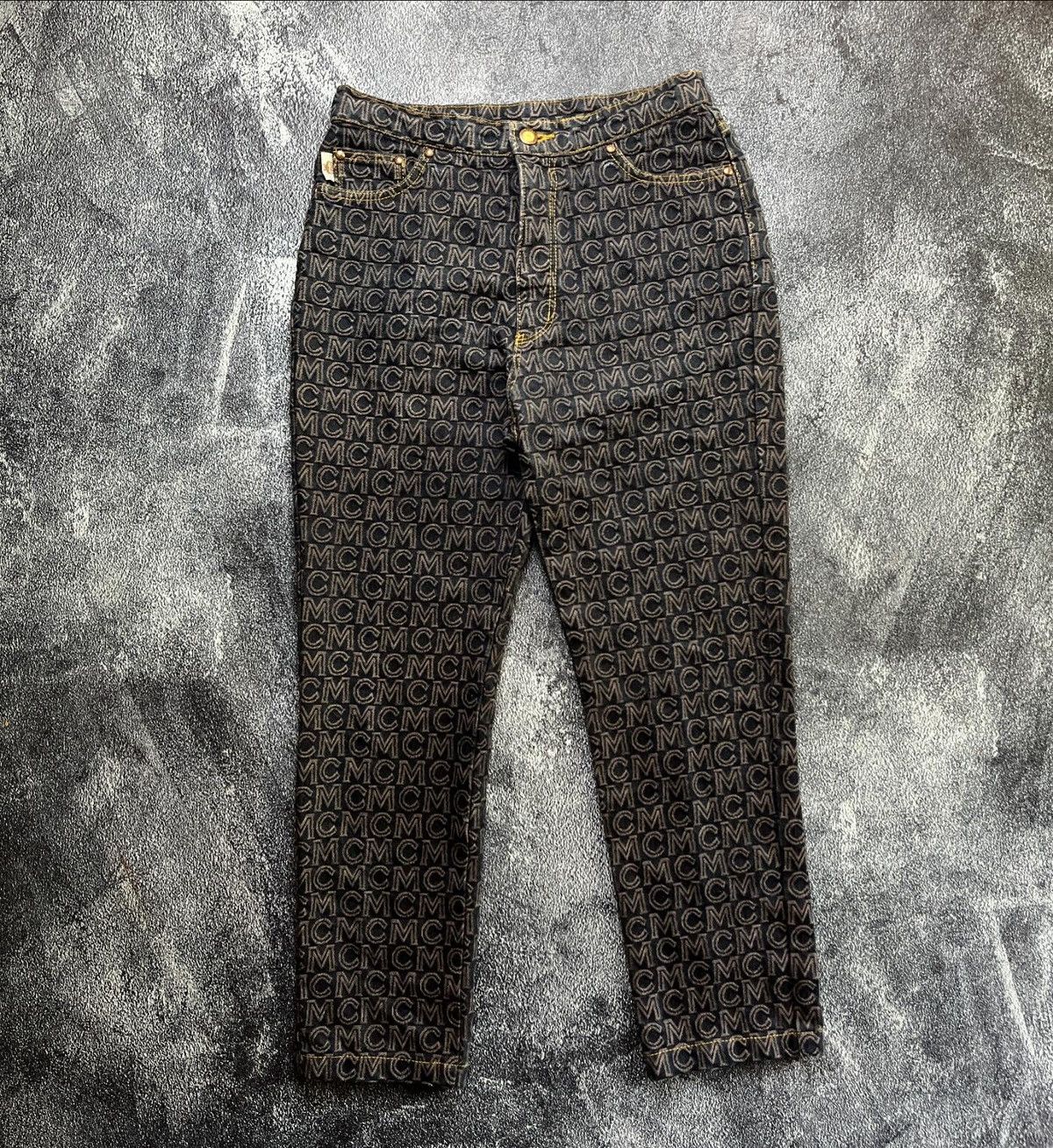MCM Vintage Mcm monogram pants | Grailed
