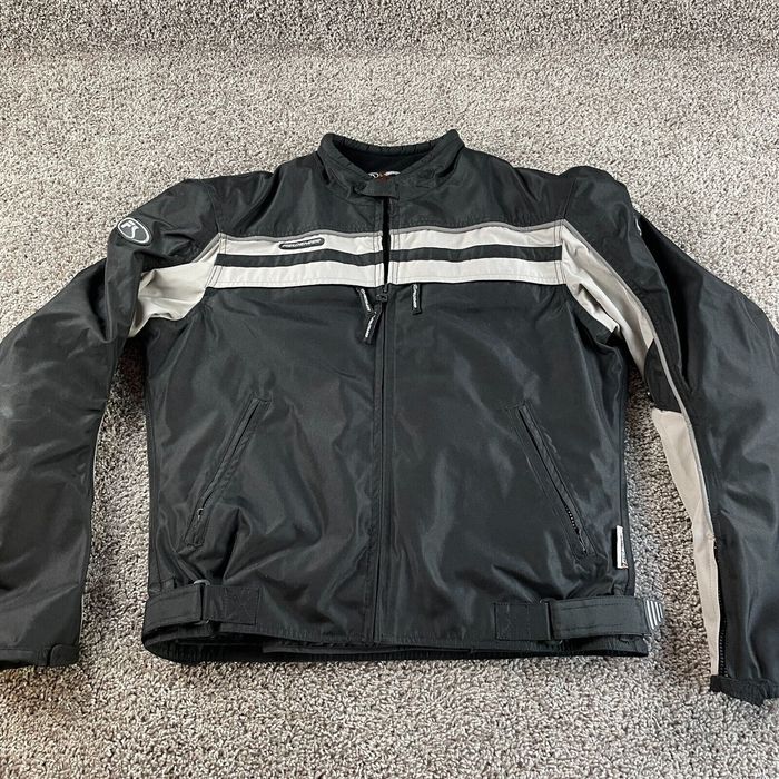 Vintage Fieldsheer Jacket Mens Large Black Phoslite Rainguard Armored ...