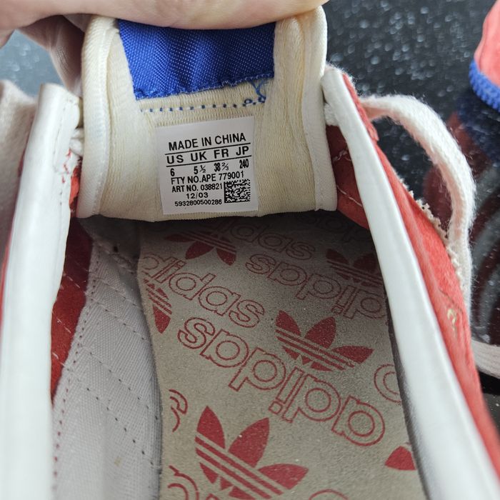 Adidas Vintage Adidas Titan red sneakers | Grailed