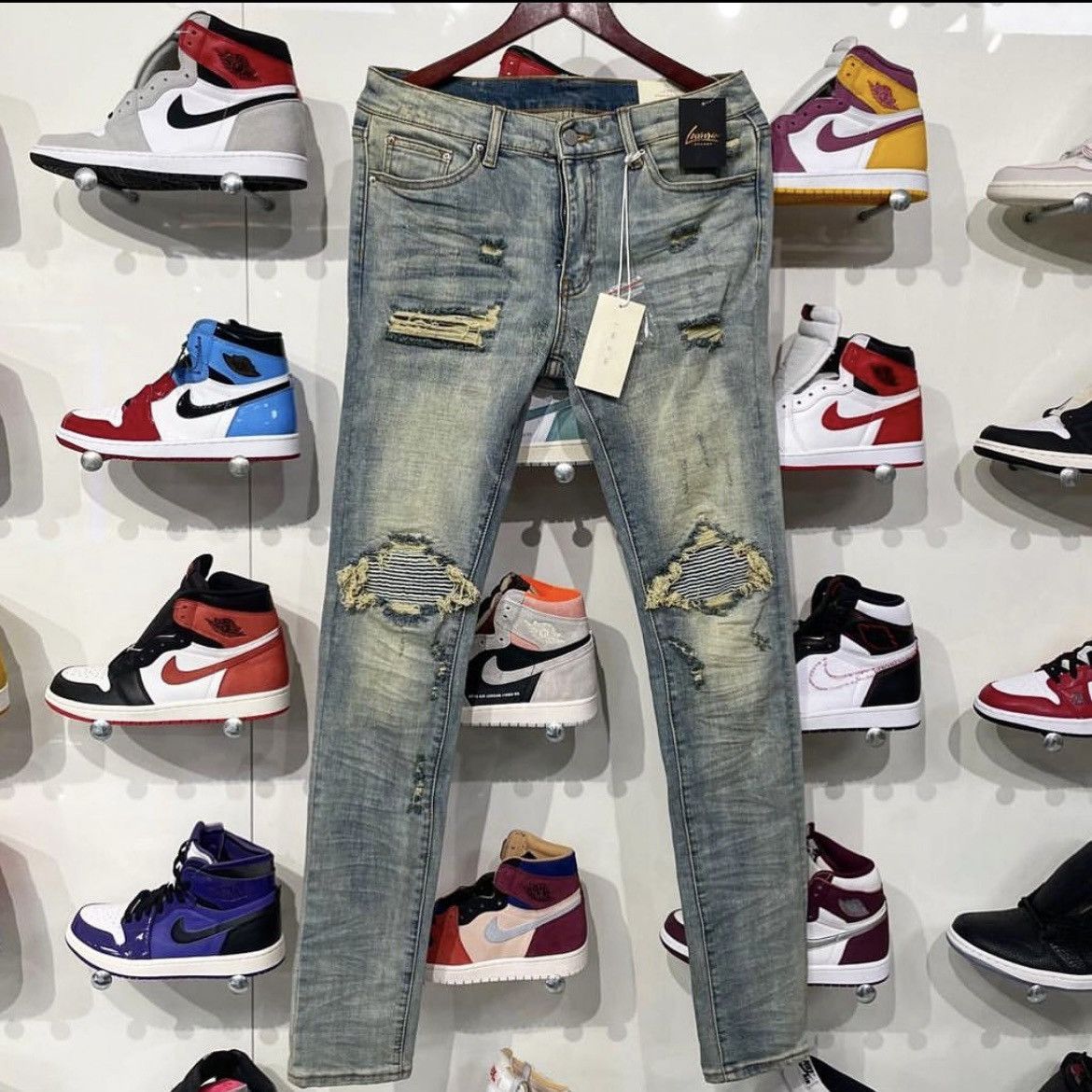 MNML MNML Denim Jeans Distressed | Grailed