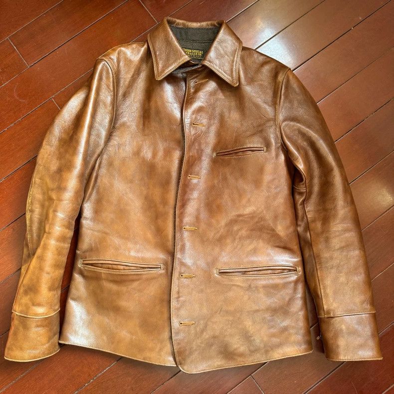 Freewheelers Freewheelers Brakeman Leather Jacket in Brown | Grailed