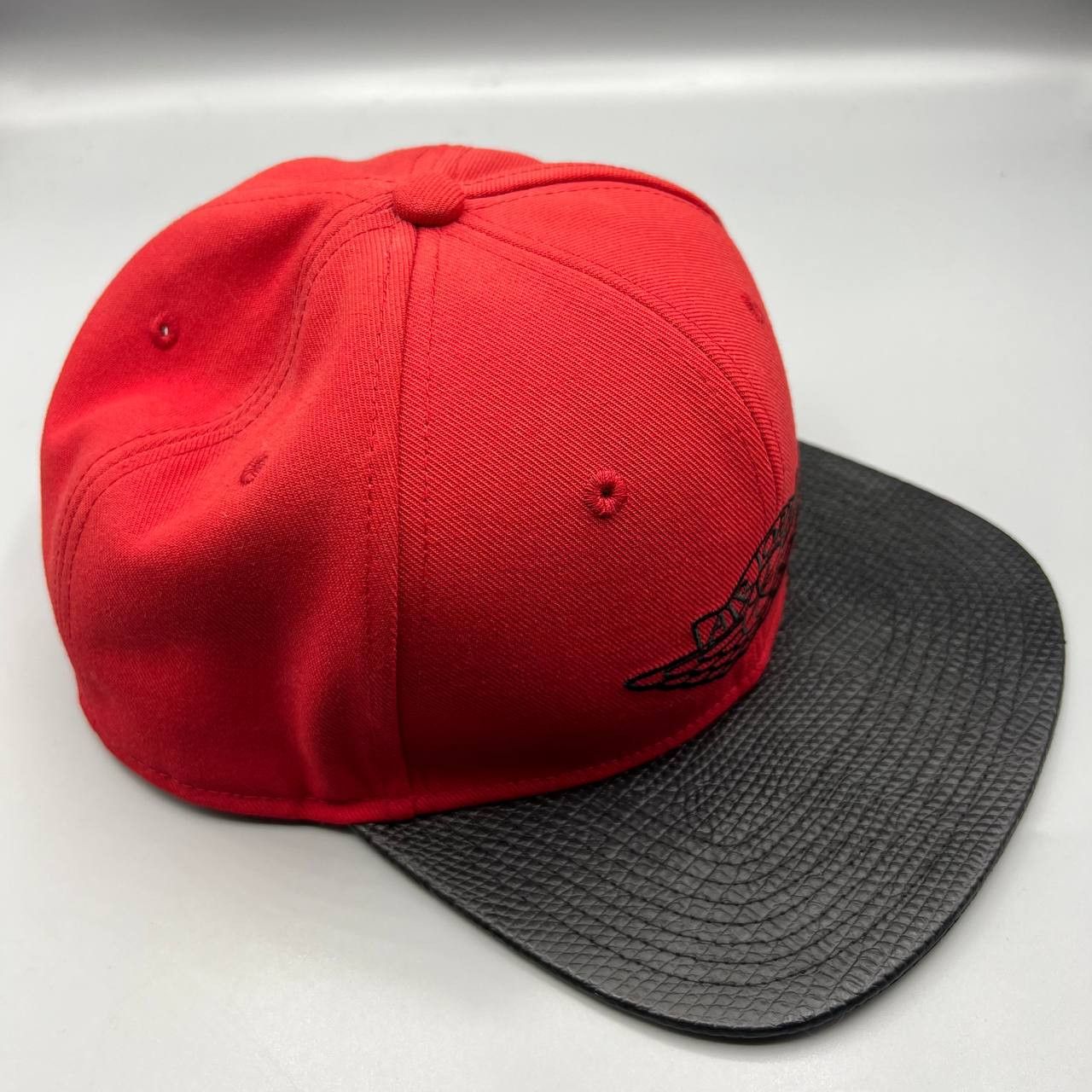 Jordan Brand Air Jordan Hat Men Red Black Jumpman Wings Snap Back Cap ...
