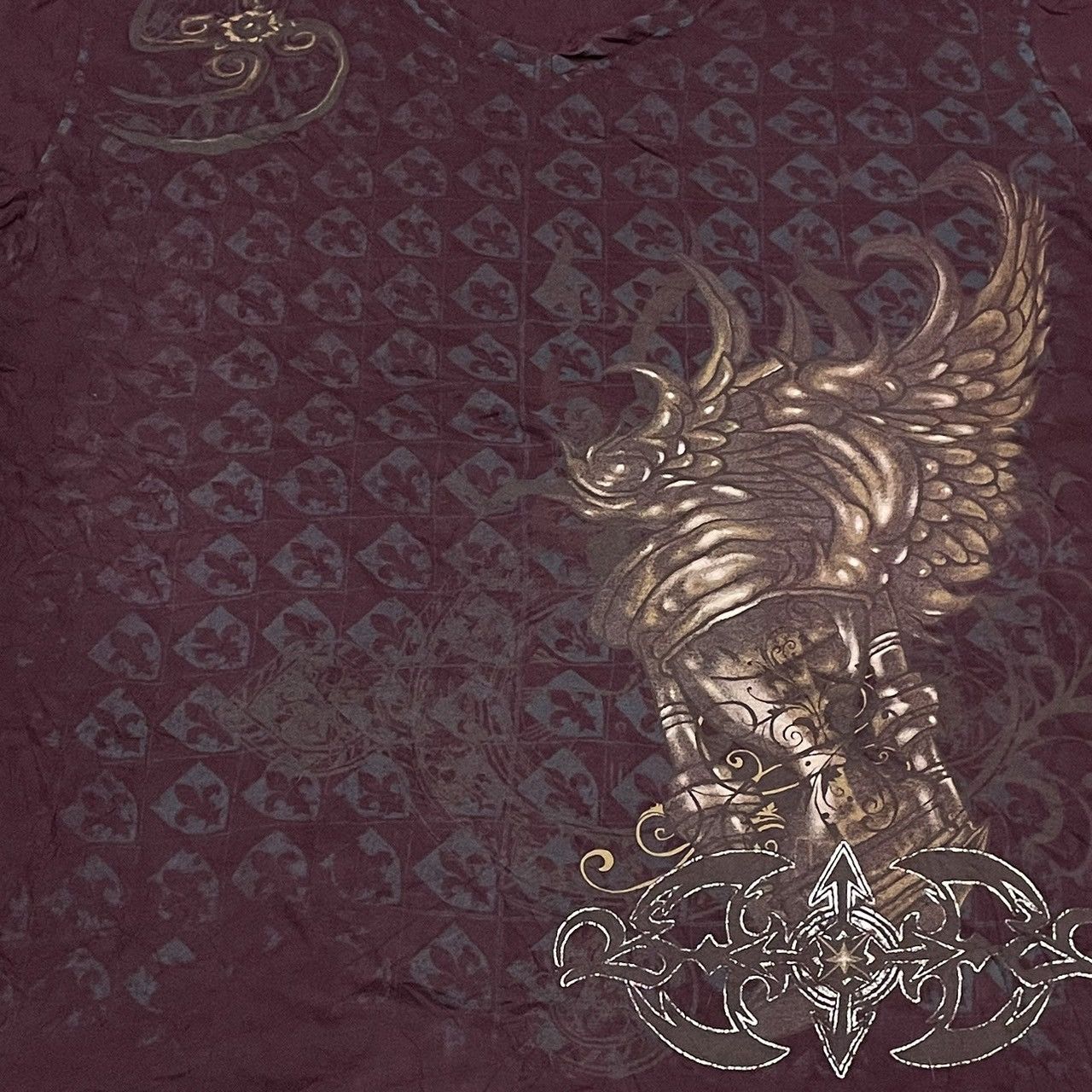 Southpole Rare Brad Butter Wings Cross Tee Y2K Affliction Style | Grailed