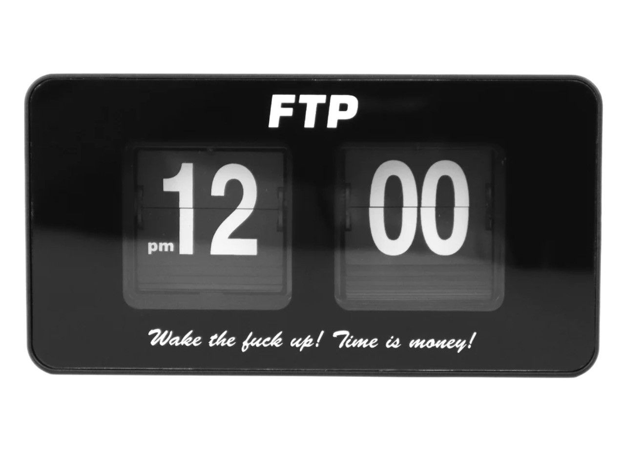 Fuck The Population FTP Flip Clock | Grailed