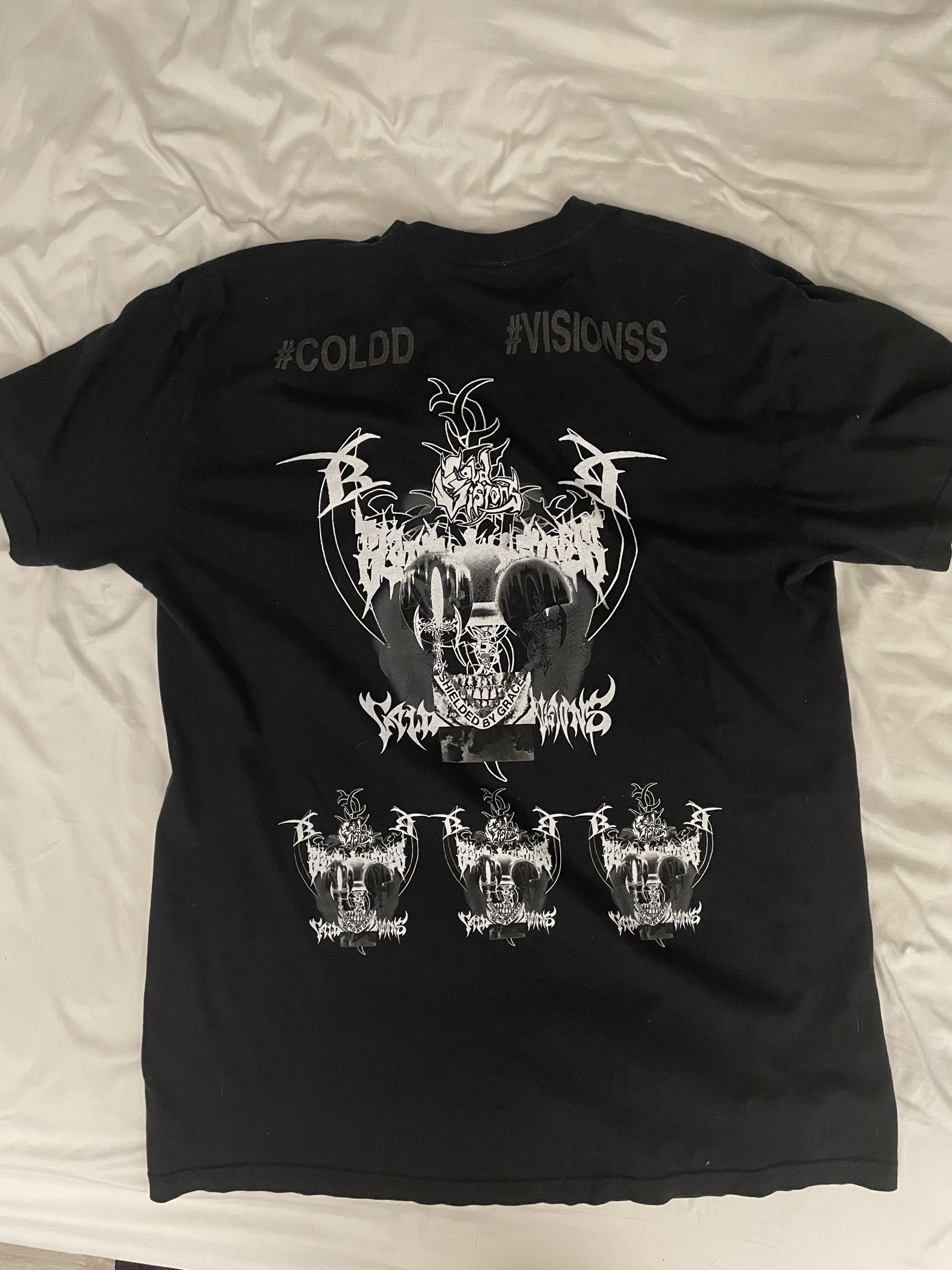 Drain Gang Drain Gang Bladee Cold Visions Merch “CV Anchor” Black | Grailed