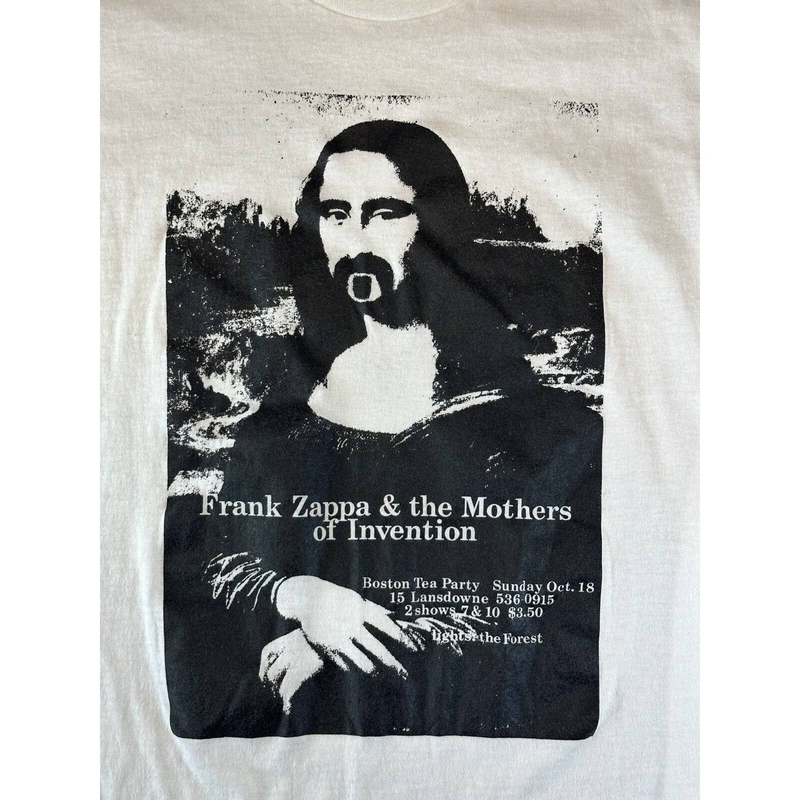 Vintage Vintage Frank Zappa Mothers Invention Mona Lisa Shirt XL | Grailed