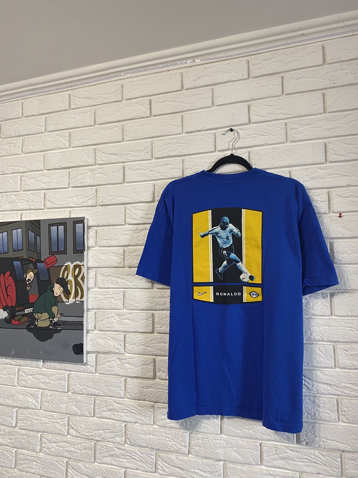Nike Vintage Nike Ronaldo R9 Rare Graphic Tee Football 90s | Grailed
