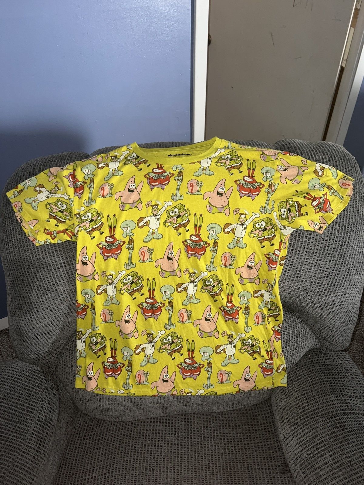 Print All Over Me Nickelodeon SpongeBob SquarePants All-Over Tee | Grailed