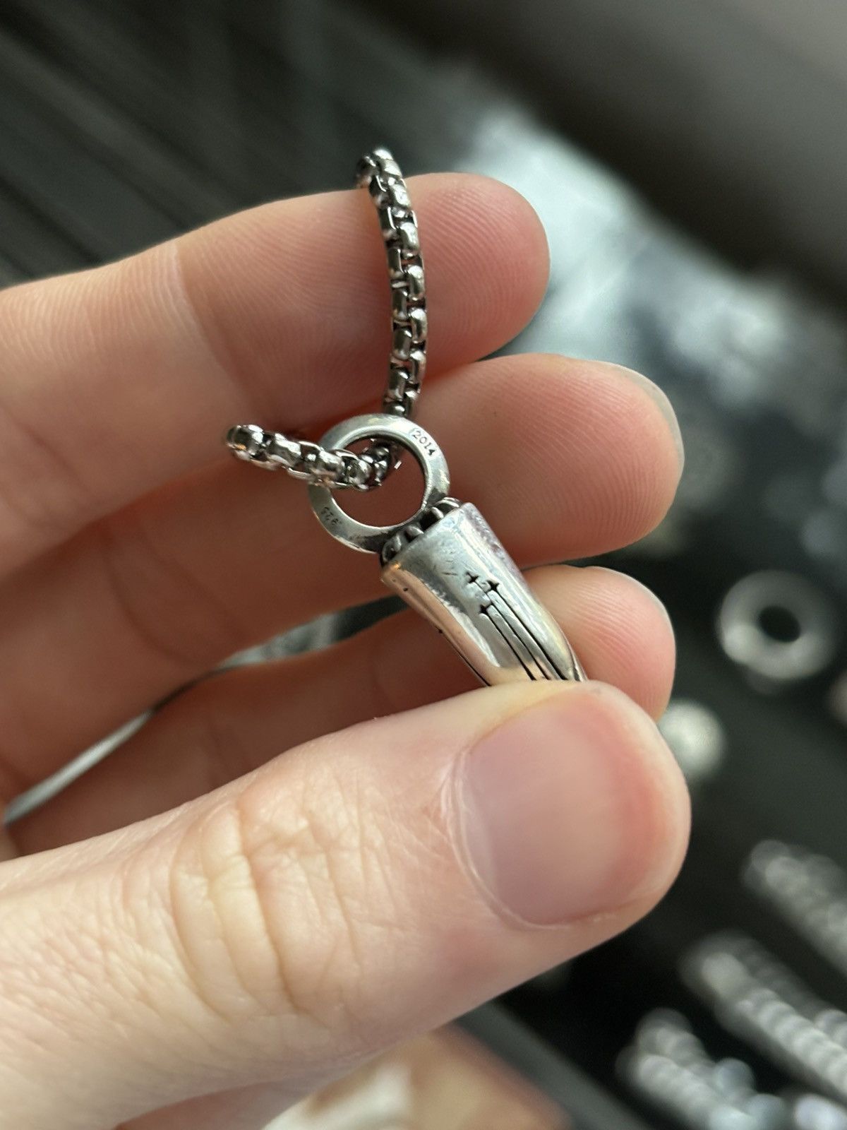 Chrome Hearts CORNICELLO TOOTH HORN PENDANT CHAIN | Grailed