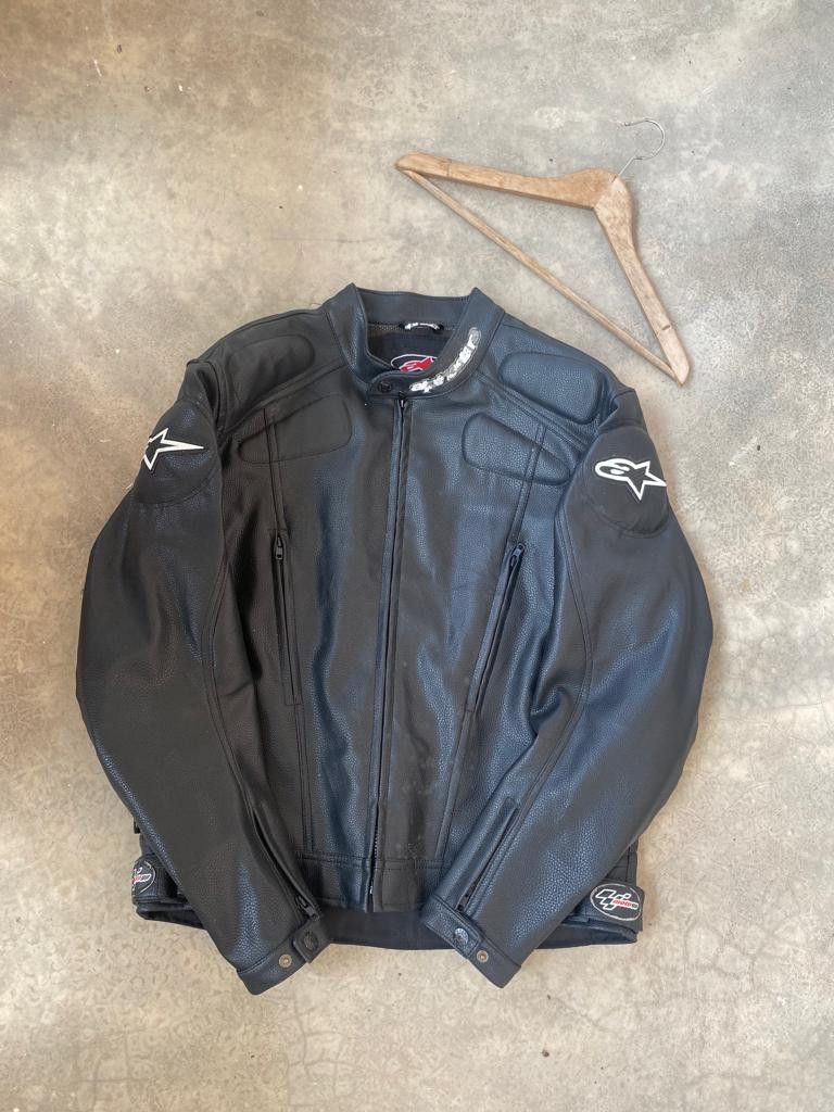 Leather Jacket × Streetwear Alpinestars Motorcycle Leather Jacket | Grailed