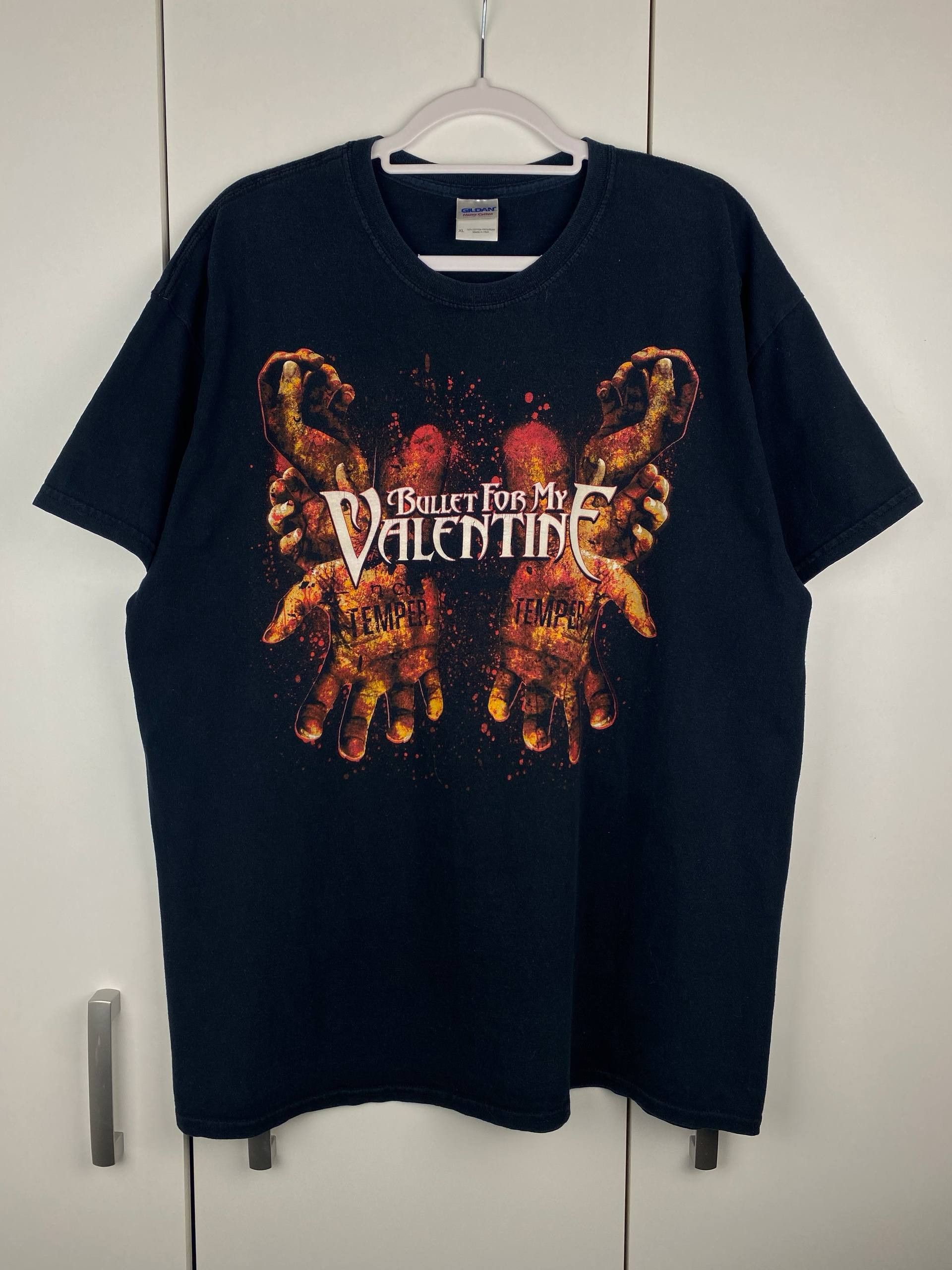 Band Tees Vintage Bullet For My Valentine 00s Temper Graphic Tee | Grailed