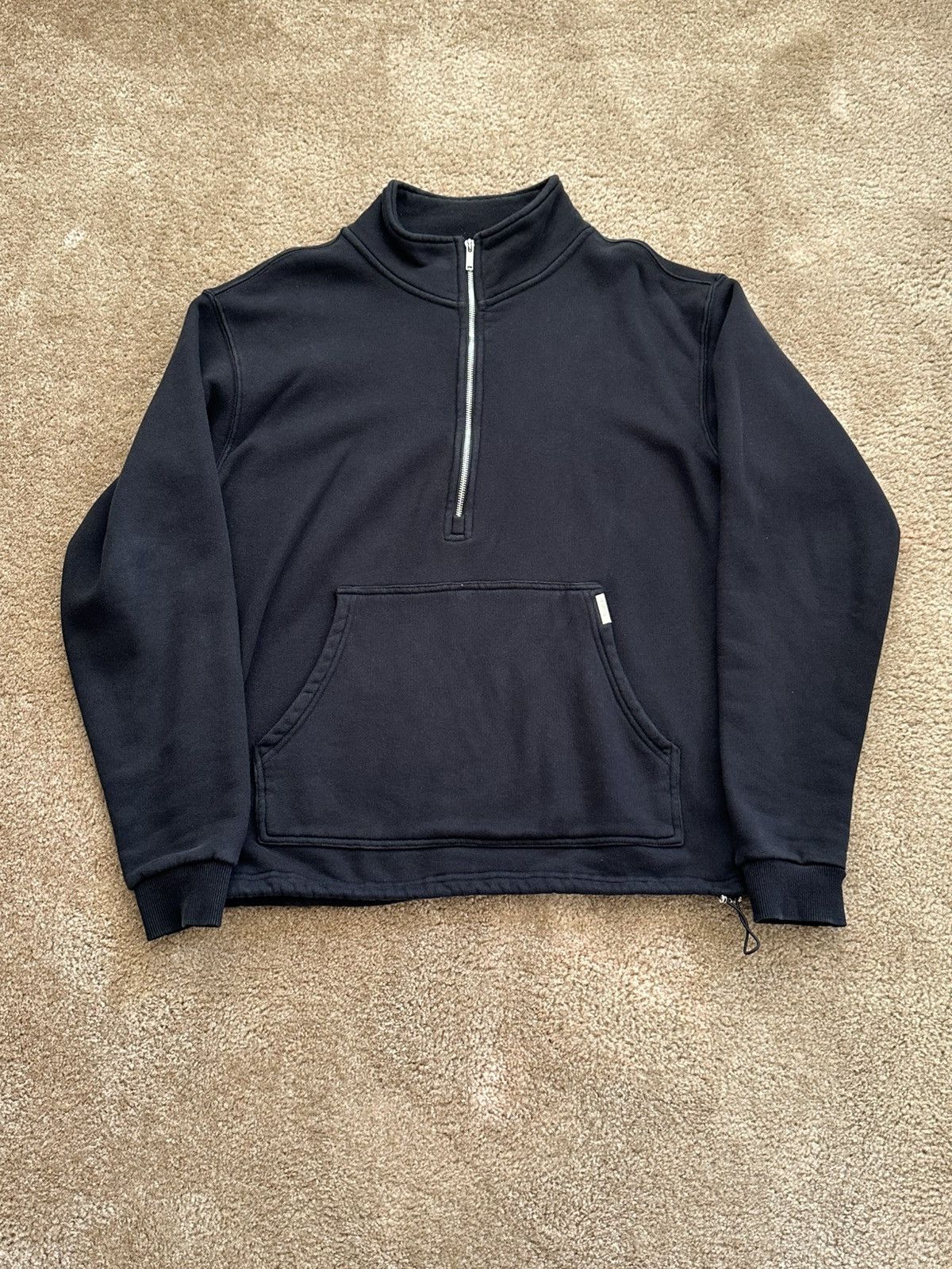 Other ESNTLS Black Half Zip | Grailed