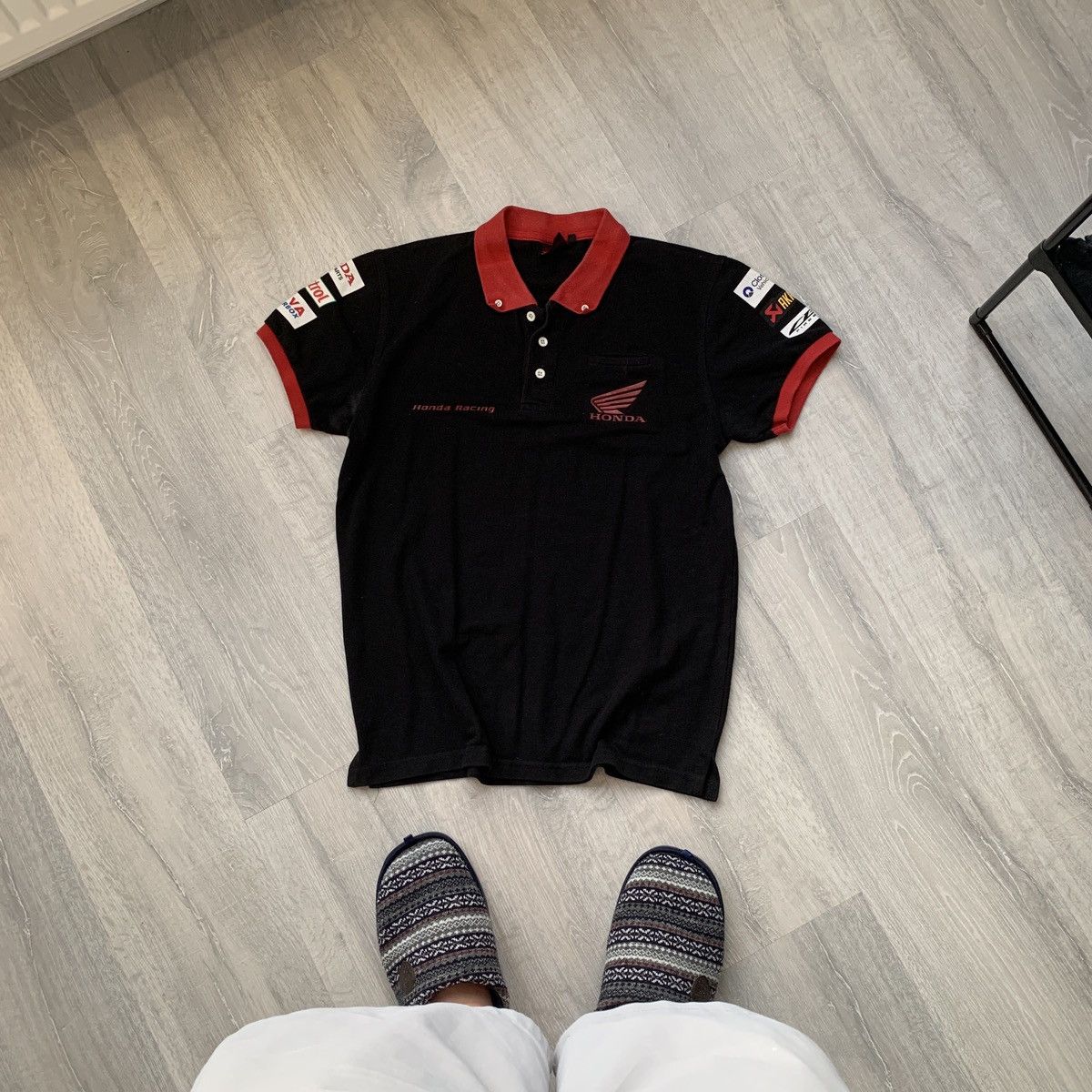 Honda Honda Racing Formula UNO Akrapovic Castrol Moto Polo Tee | Grailed