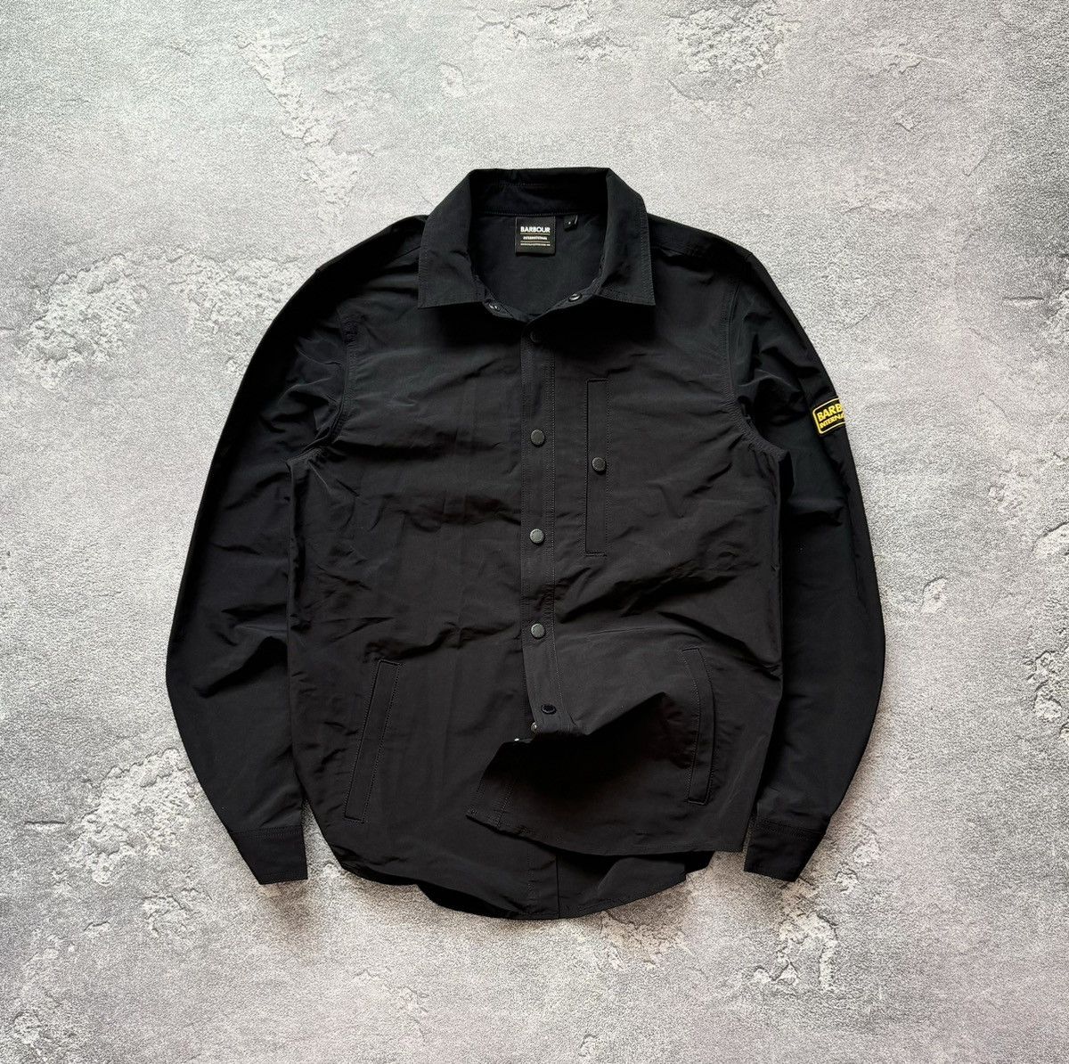 Barbour × Streetwear Barbour International S nylon legacy overshirt ...