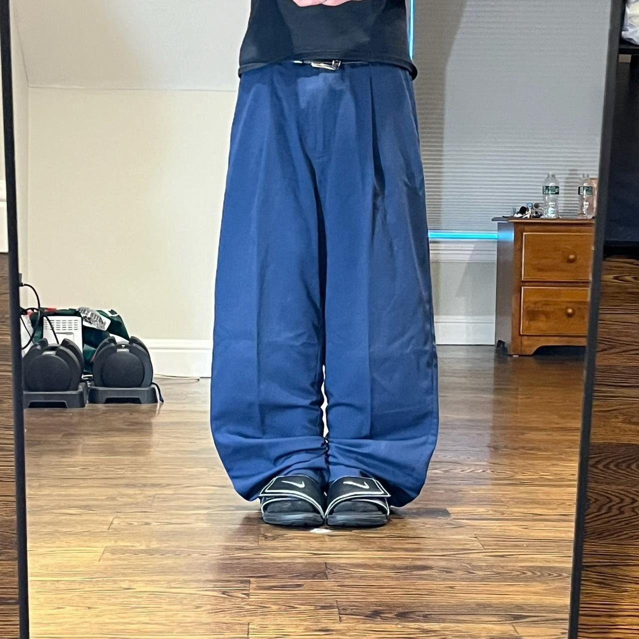 Jnco × Streetwear × Vintage vintage 2000s baggy wide leg blue jg hook ...