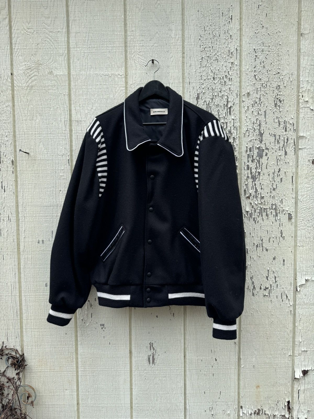 Bare Knuckles Wool Varsity Jacket | Grailed