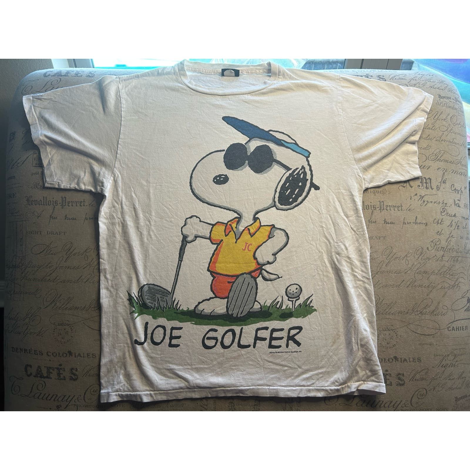 Changes Vintage Peanuts Snoopy Joe Golfer Joe Cool T-Shirt | Grailed