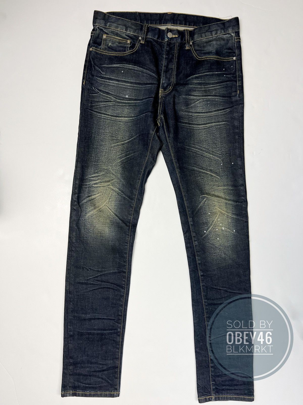 MNML MNML JEANS S118 STRETCH DENIM - BLUE 34 | Grailed