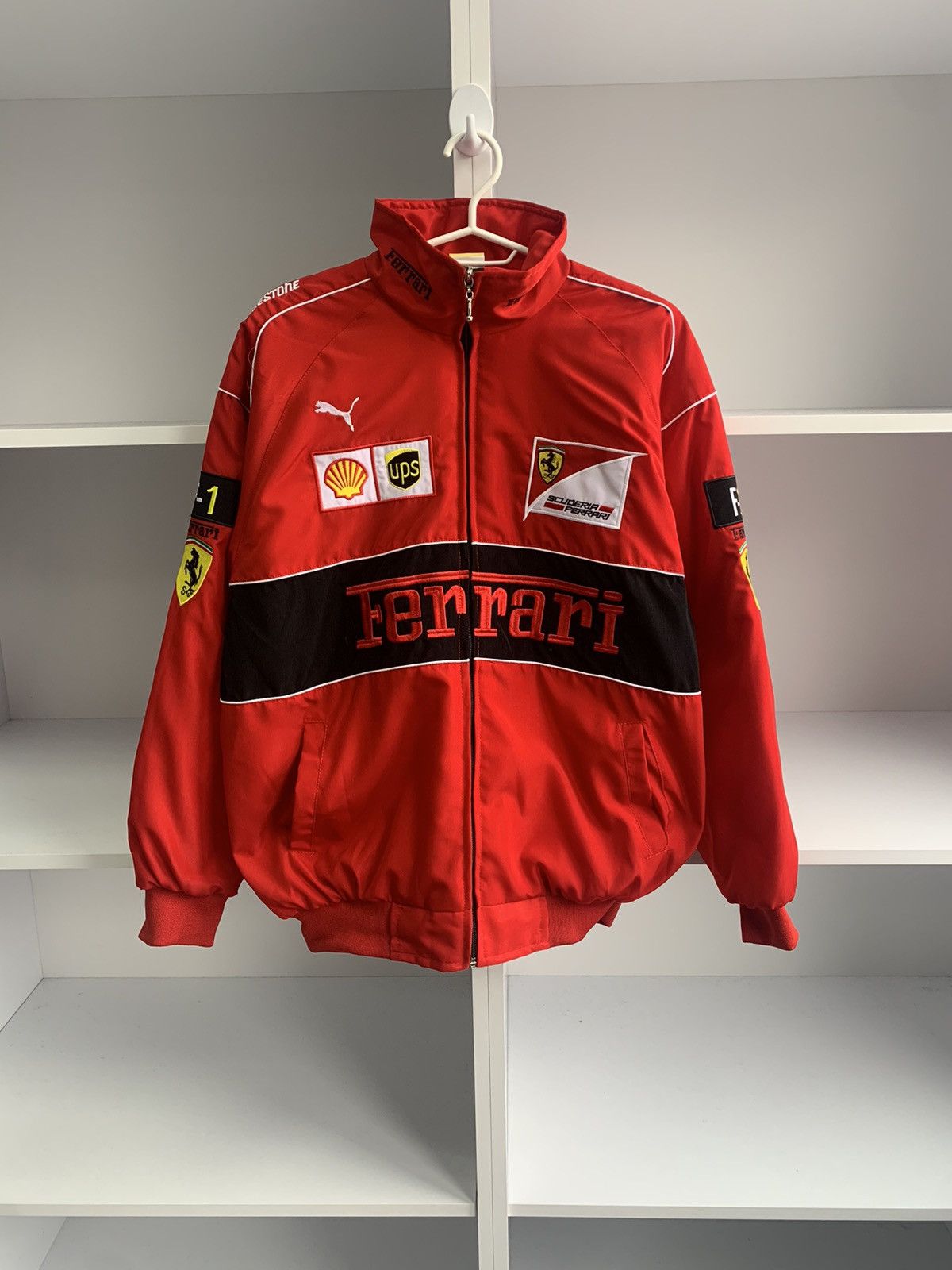 Vintage Vintage Ferrari Formula Uno Racing Bomber Jacket | Grailed