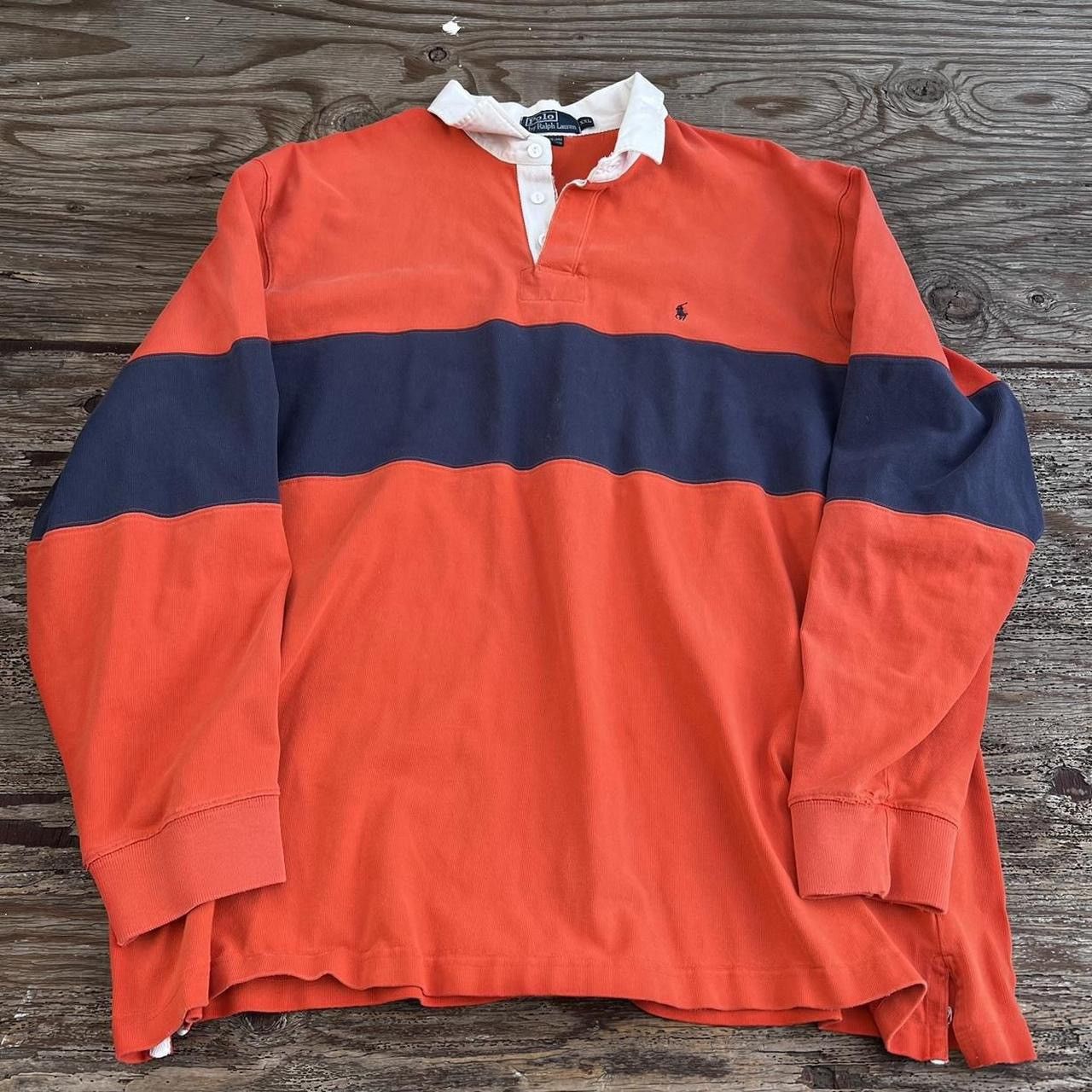 Kanye West × Polo Ralph Lauren × Vintage Crazy 90’s Ralph Lauren Rugby ...