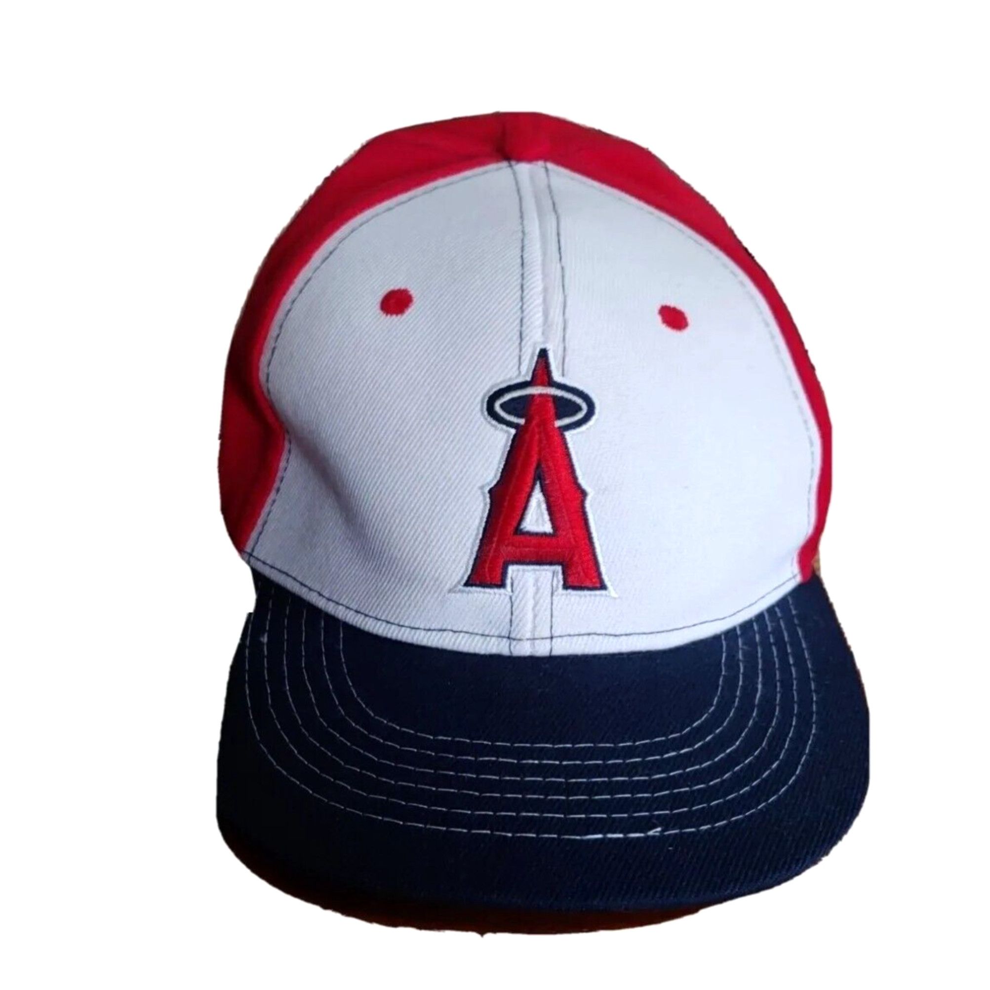 Vintage Angels Red White Blue Flag Budweiser Adjustable Hat Cap ...