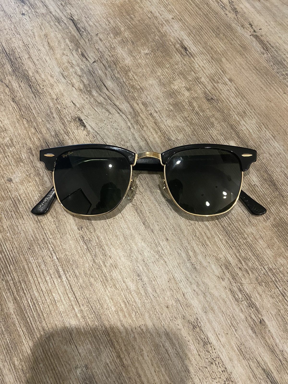 RayBan Vintage Clubmaster Sunglasses | Grailed
