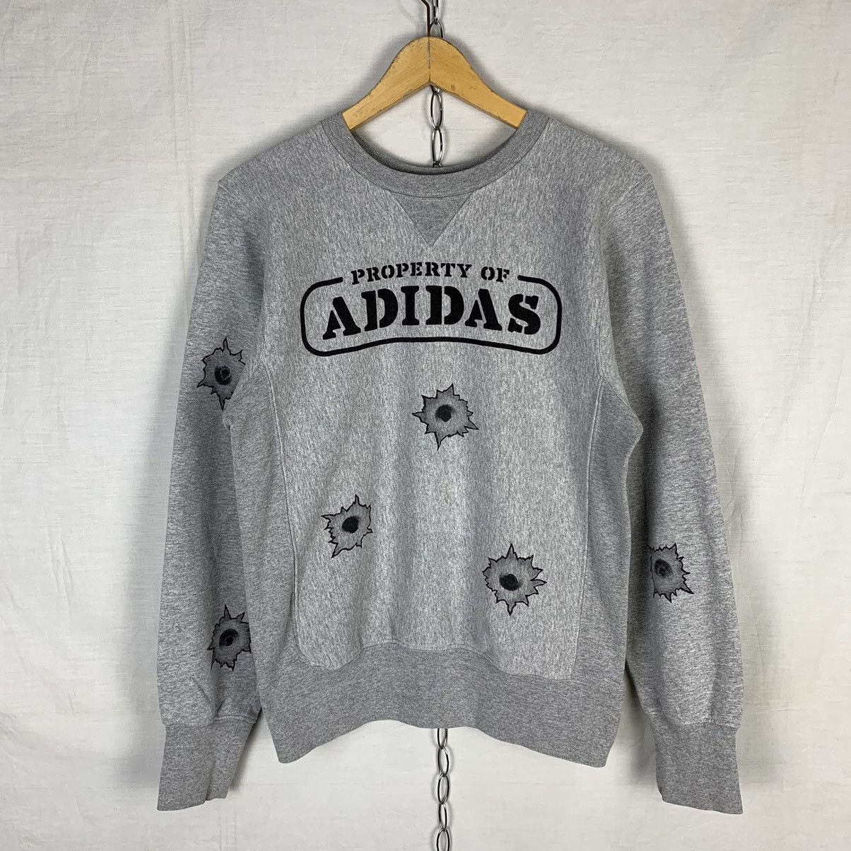 Adidas × Jeremy Scott Adidas x Jeremy Scott Bullet Crewneck Sweatshirt ...