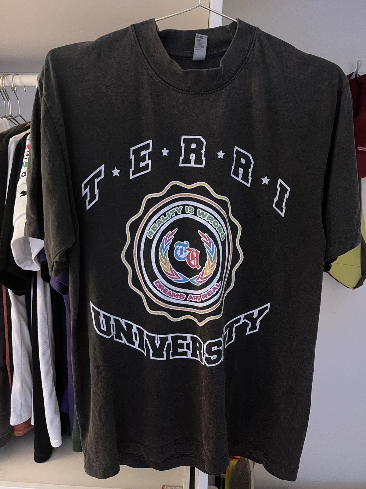Streetwear Twocupterry Terri University tee | Grailed