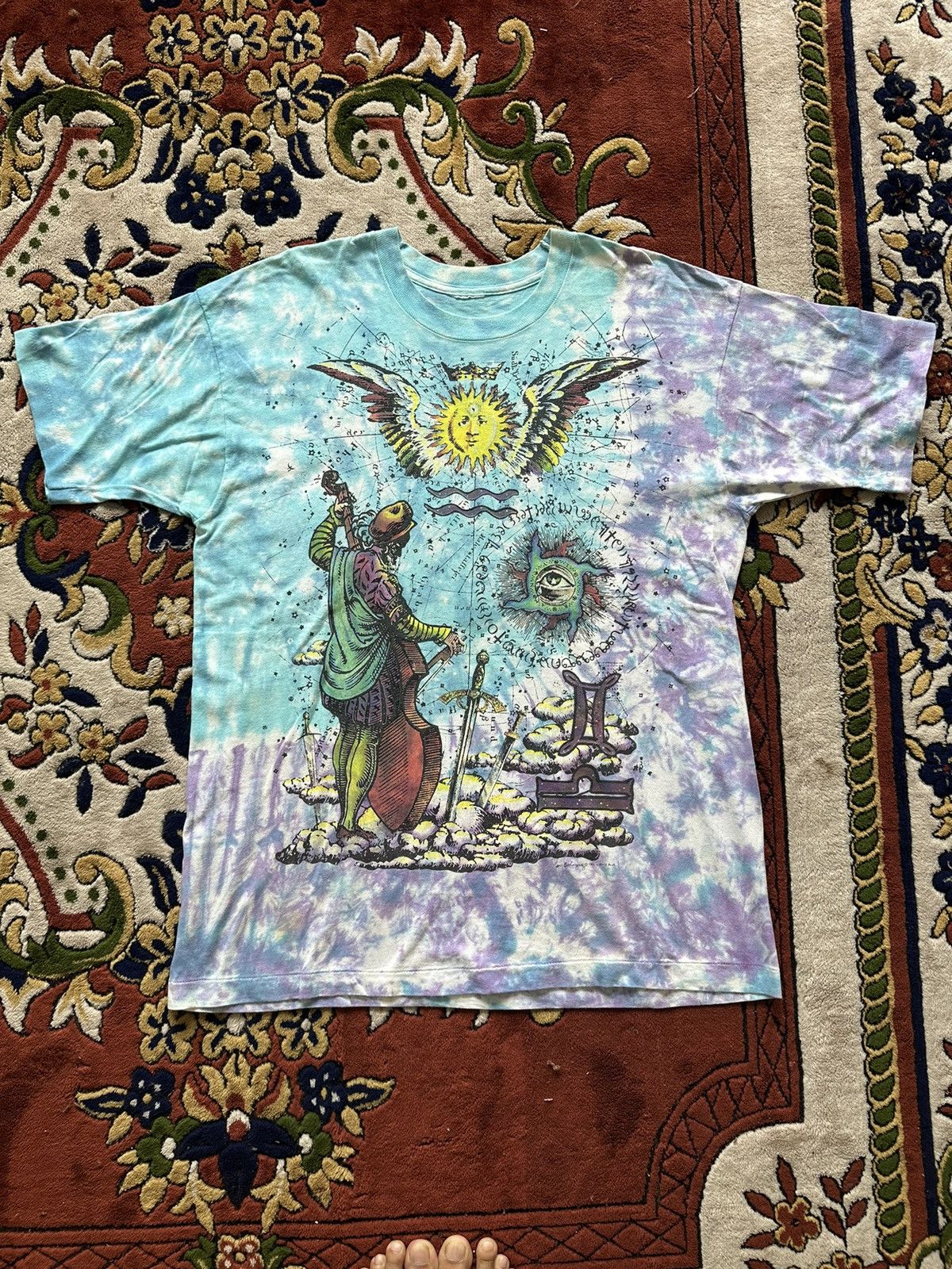 Vintage Vintage Liquid Blue Ian Bohorquez Art piece RARE 90’s USA | Grailed