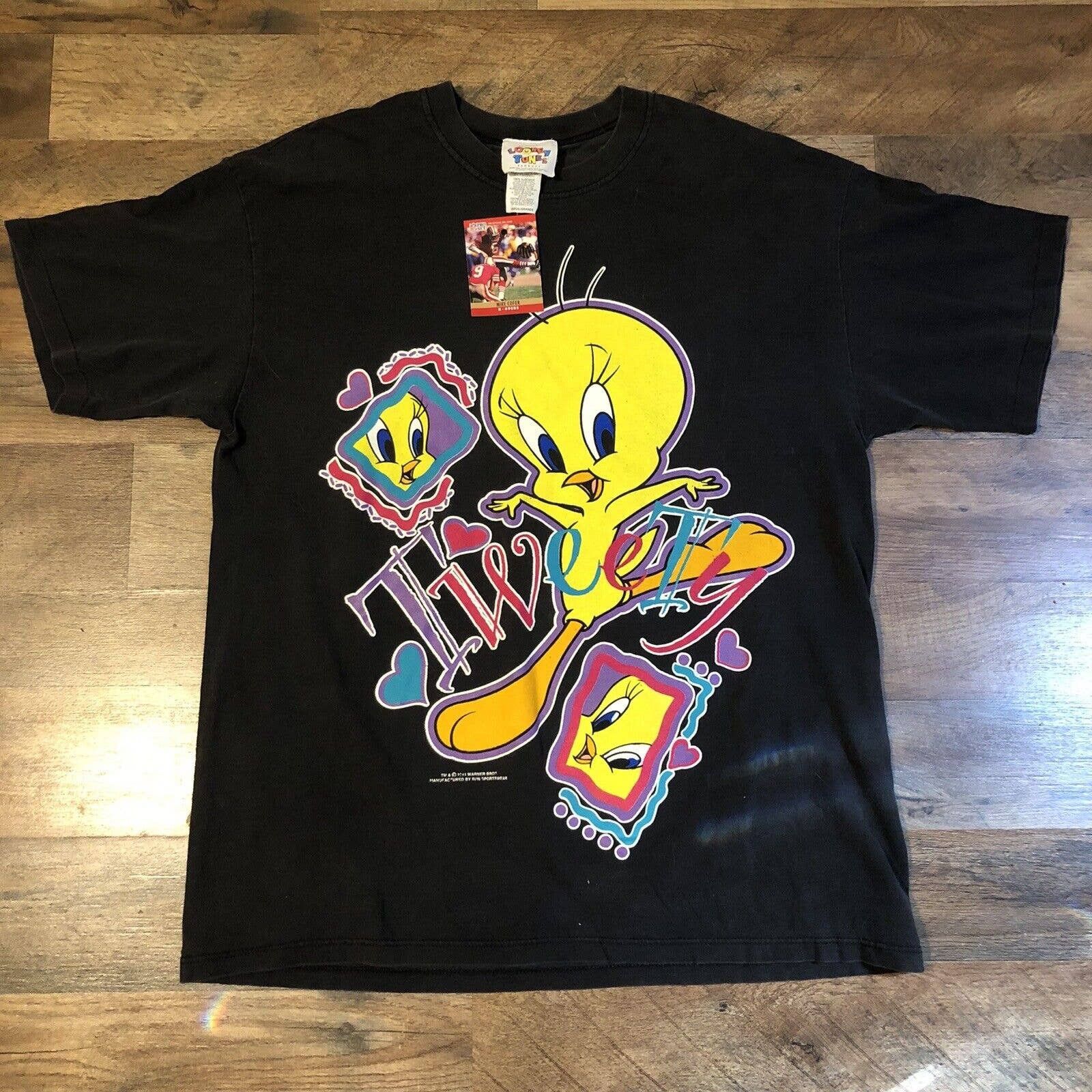 .Chill Vintage 1994 Warner Bros Tweety/Tazz Shirt 22x29 | Grailed