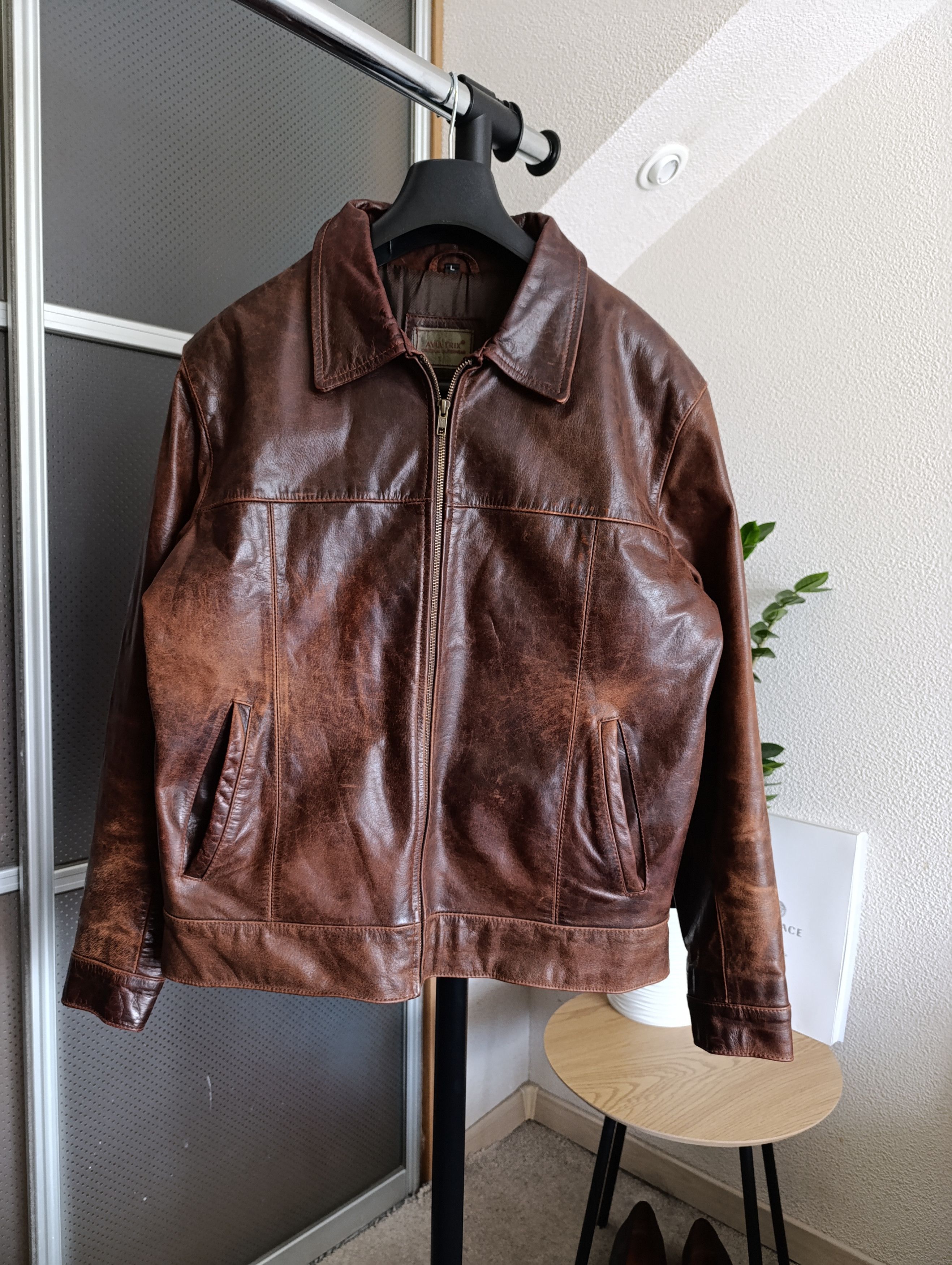 Vintage Aviatrix vintage leather jacket | Grailed