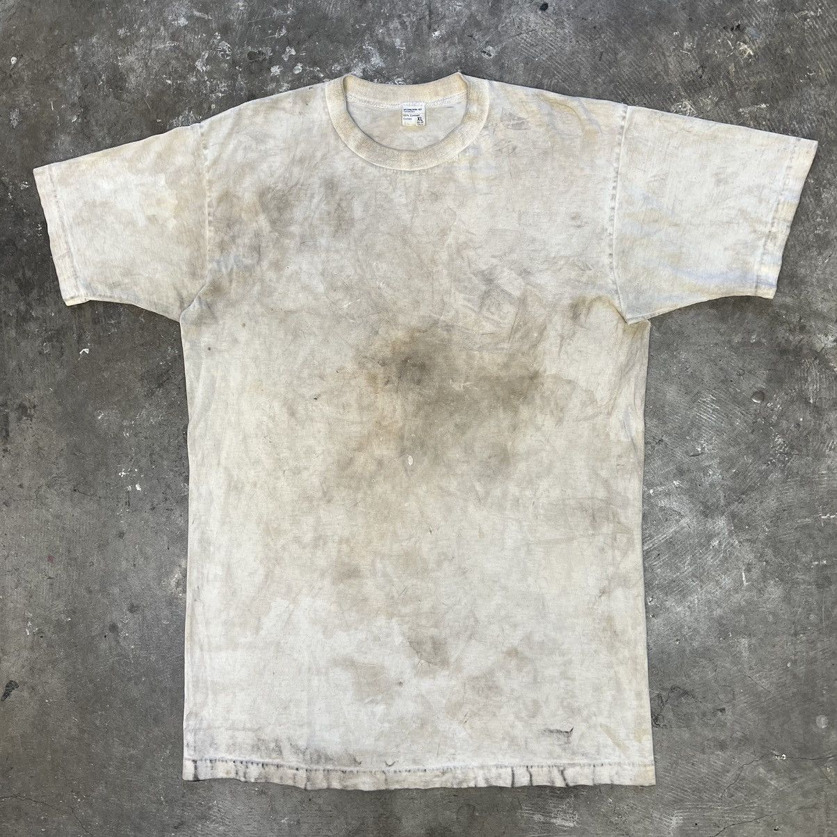 Vintage 1970s Stained Faded Thrashed Oil Rag T Shirt | Grailed
